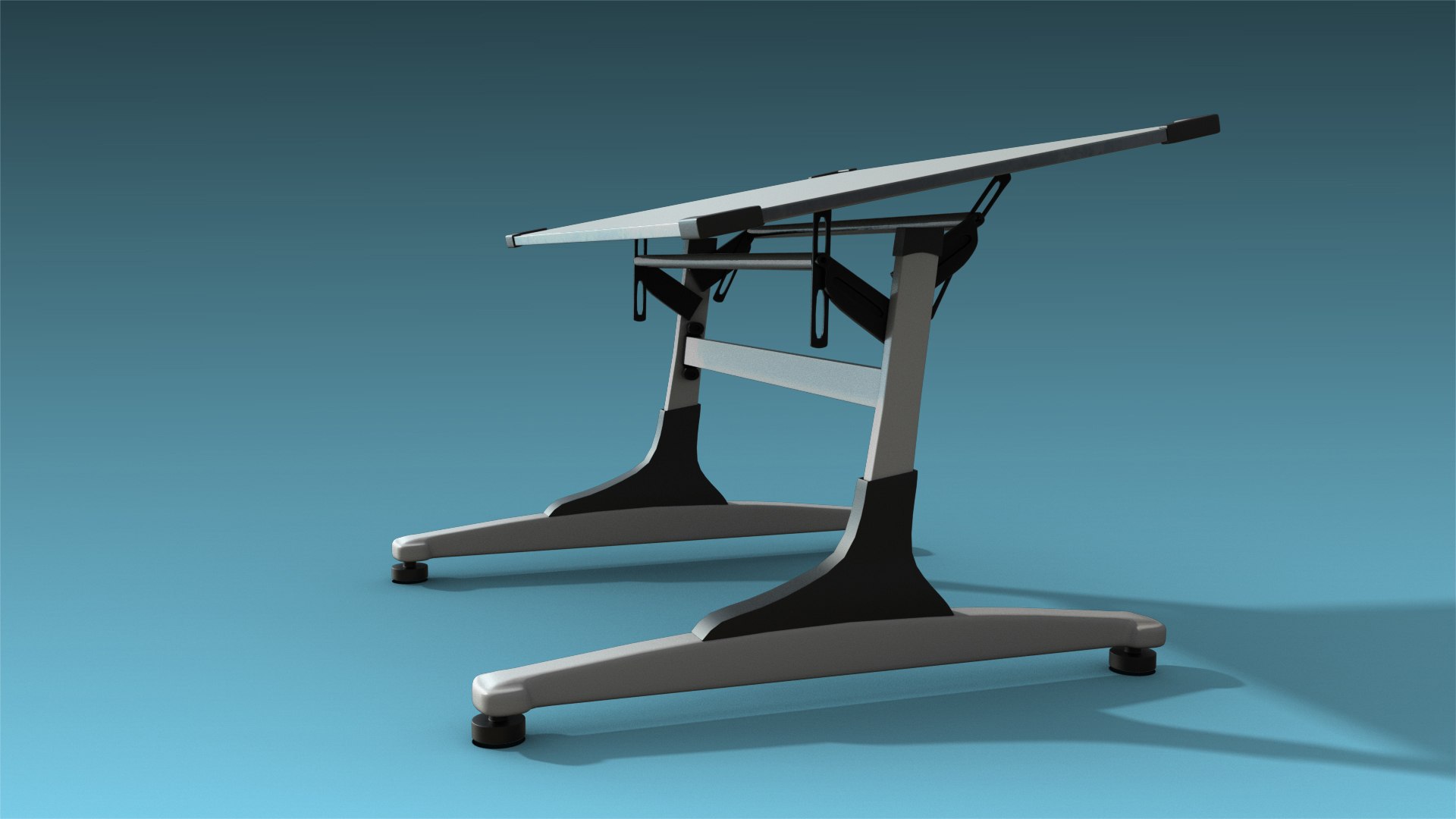 3D Low-poly Drawing Table - TurboSquid 1633068