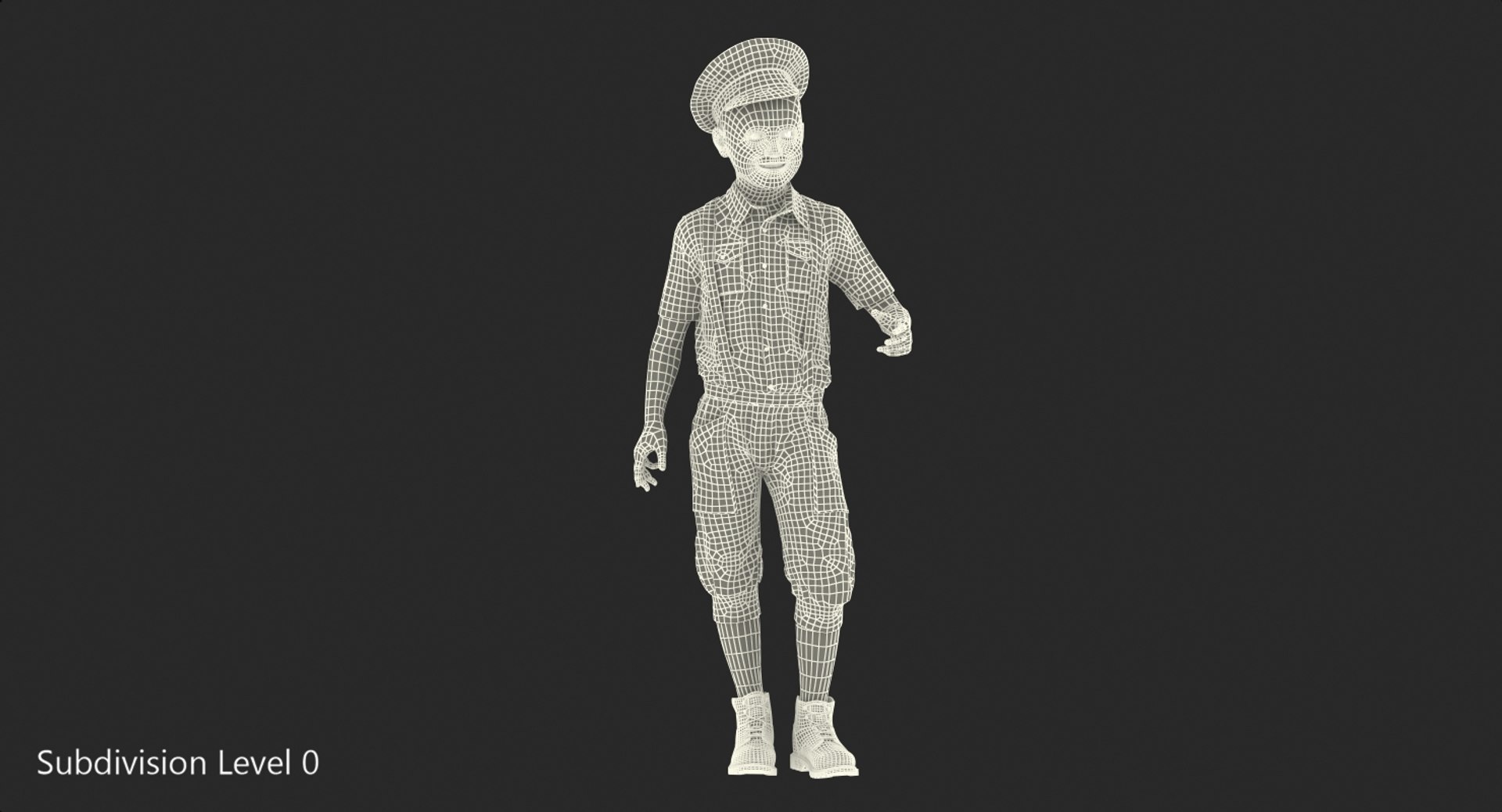 3D Realistic Child Boy Person Standing - TurboSquid 1426301