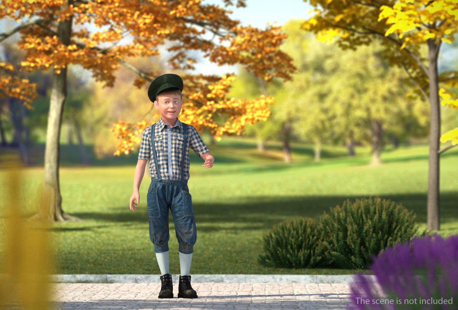3D Realistic Child Boy Person Standing - TurboSquid 1426301