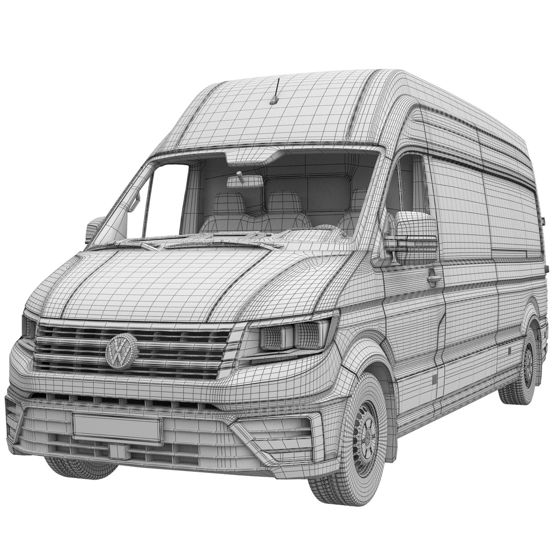 VW Crafter 2 PanelVan L4H4 Model - TurboSquid 2339979