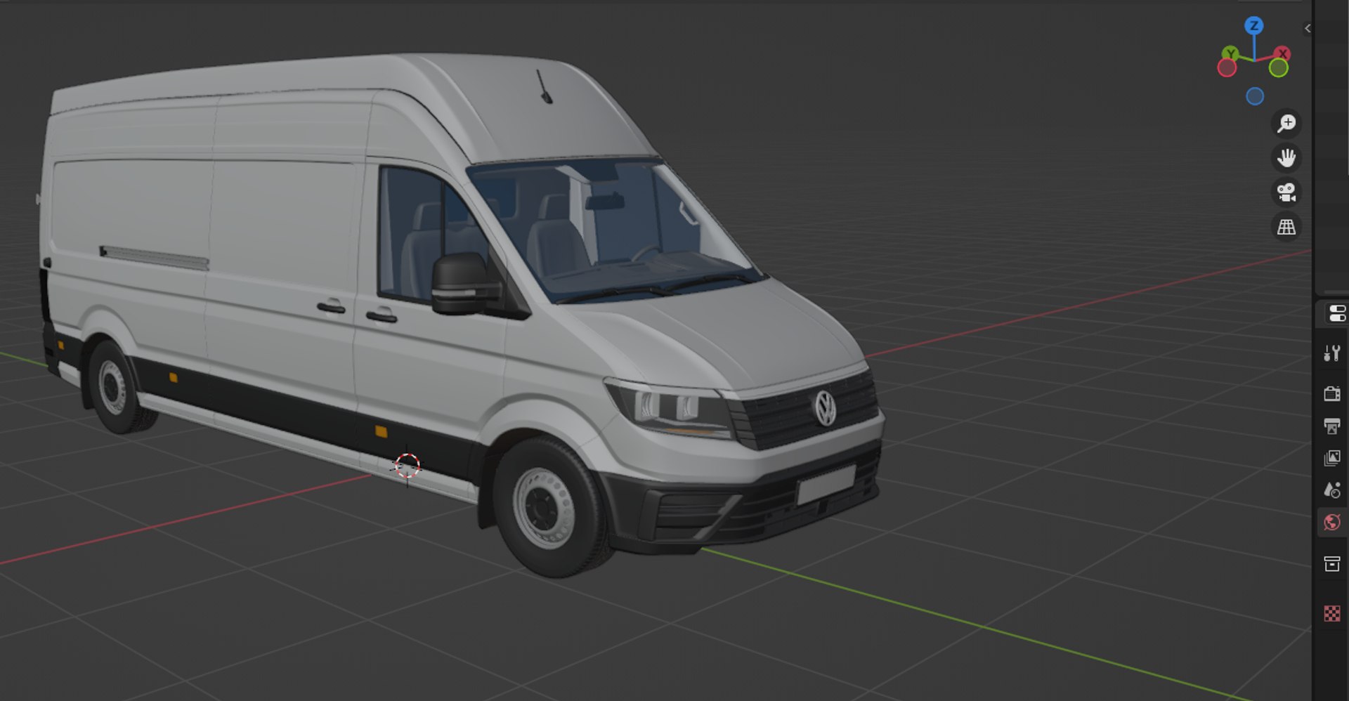VW Crafter 2 PanelVan L4H4 Model - TurboSquid 2339979