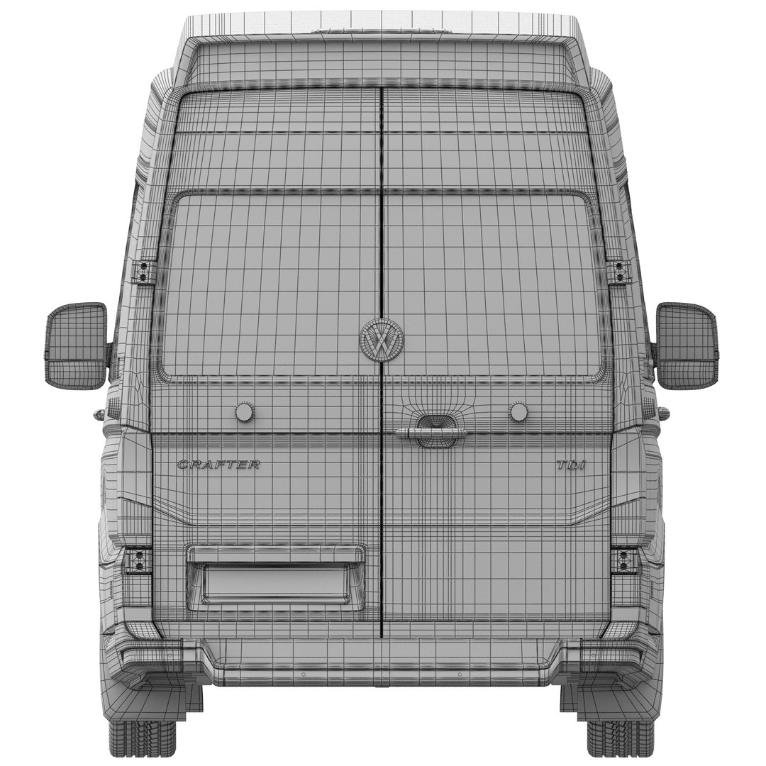 VW Crafter 2 PanelVan L4H4 Model - TurboSquid 2339979