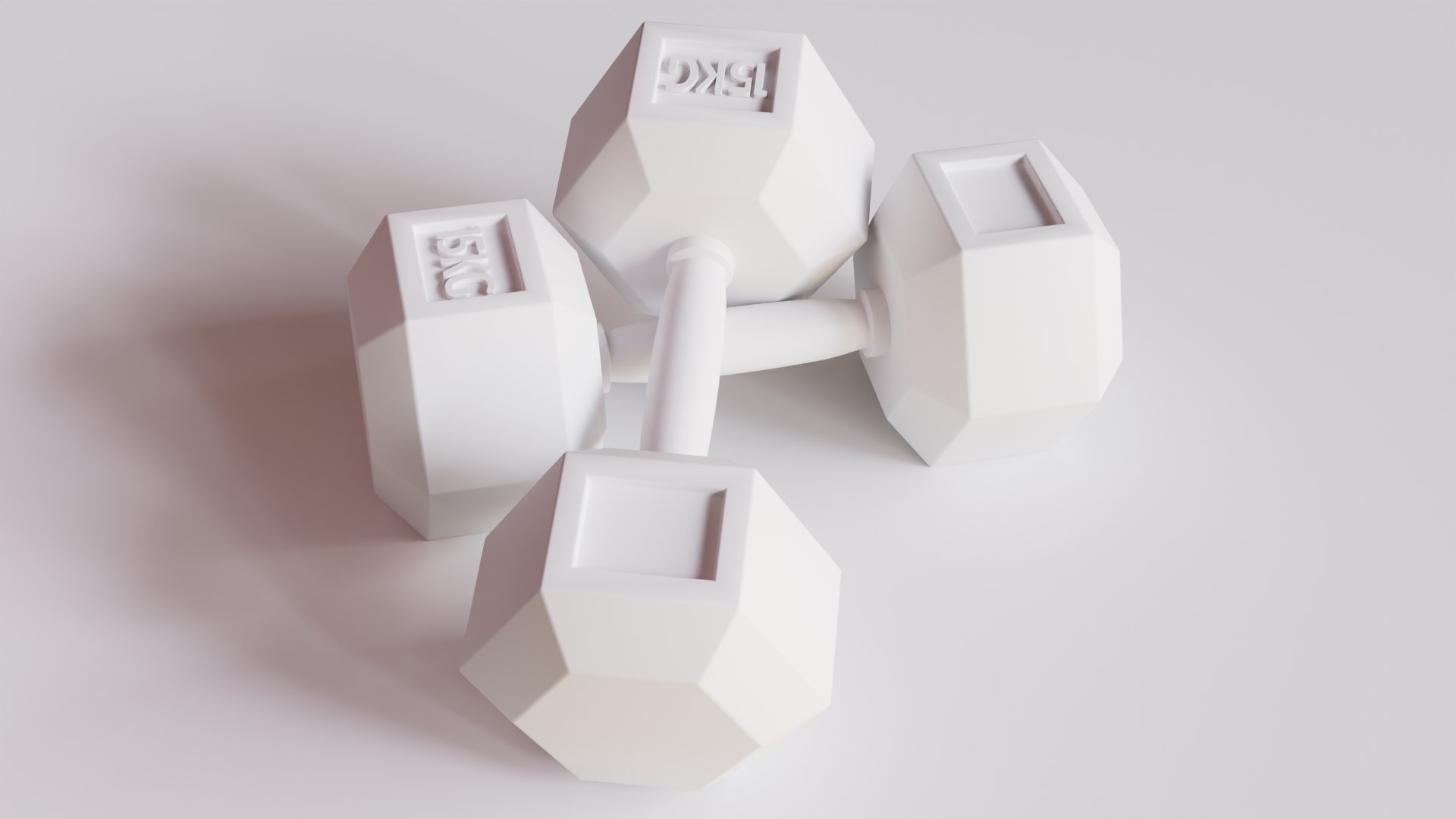 Hexa Dumbbell 3D Model 3D Model - TurboSquid 2208504