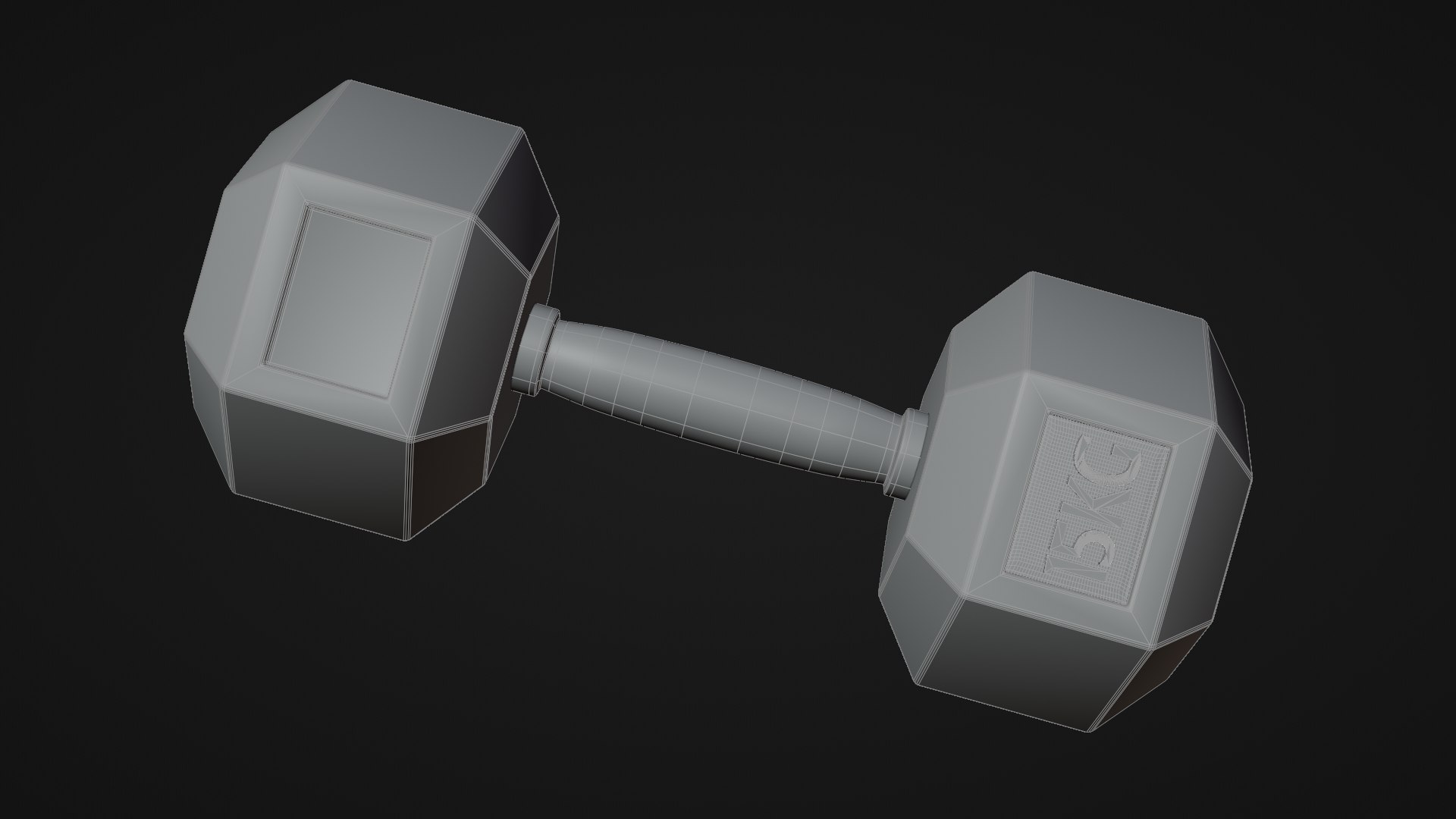 Hexa Dumbbell 3D Model 3D Model - TurboSquid 2208504