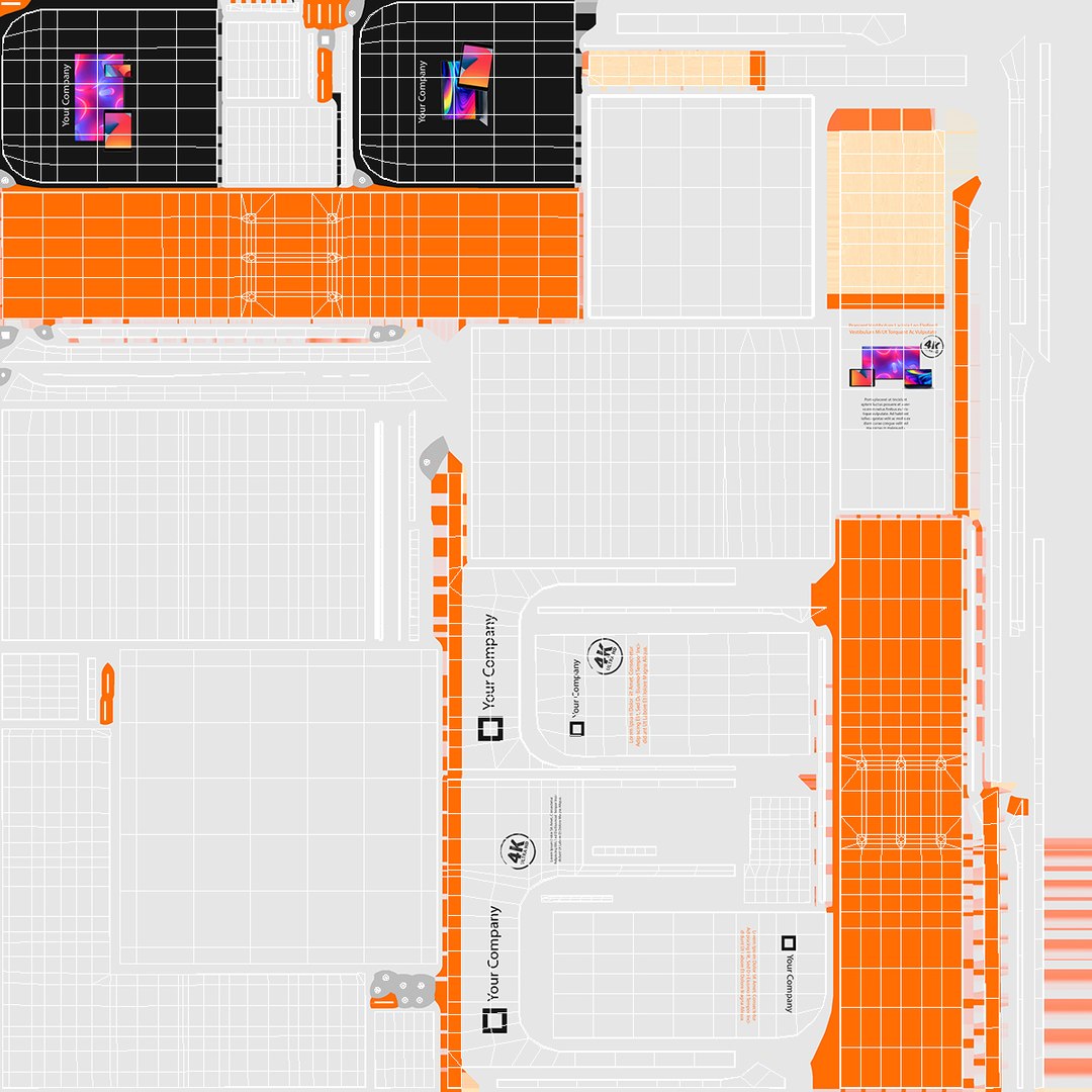 Stand For Electronics Trade Fair 3D Model - TurboSquid 2279873