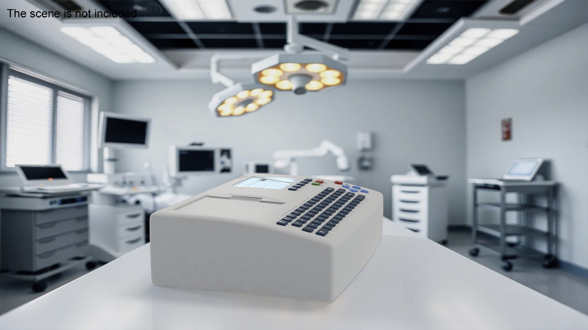 3D ECG Machine - TurboSquid 2302646