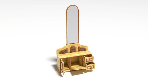 Dressing table 3D model - TurboSquid 1263543
