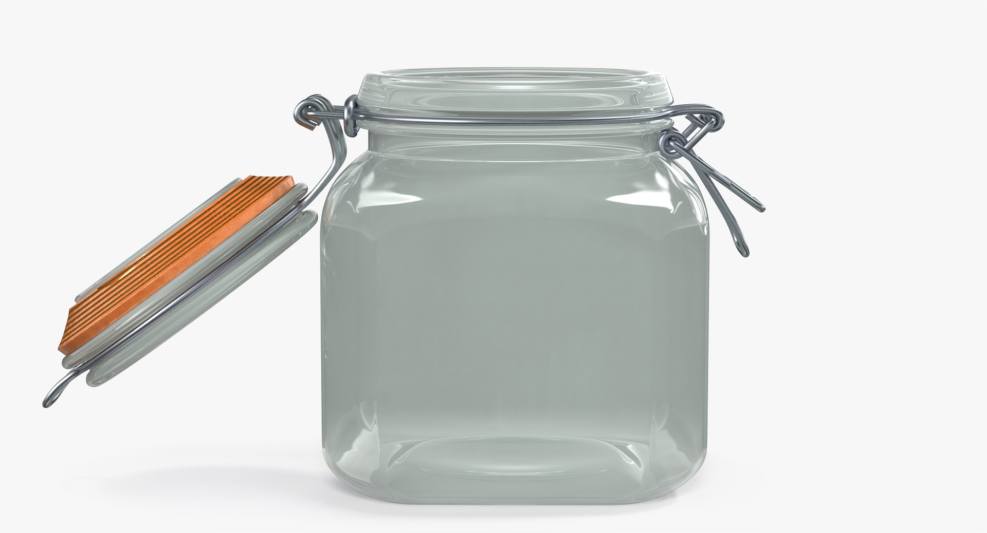 3D Glass Jar Lock 04 Model - TurboSquid 1270066