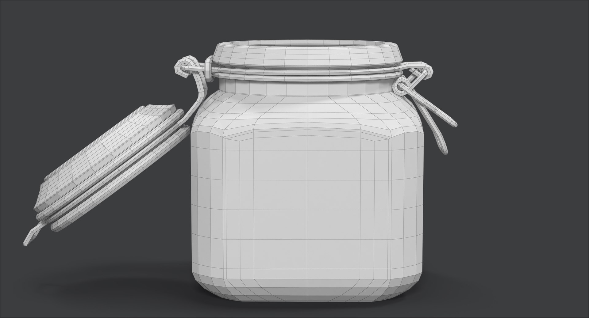 3D Glass Jar Lock 04 Model - TurboSquid 1270066