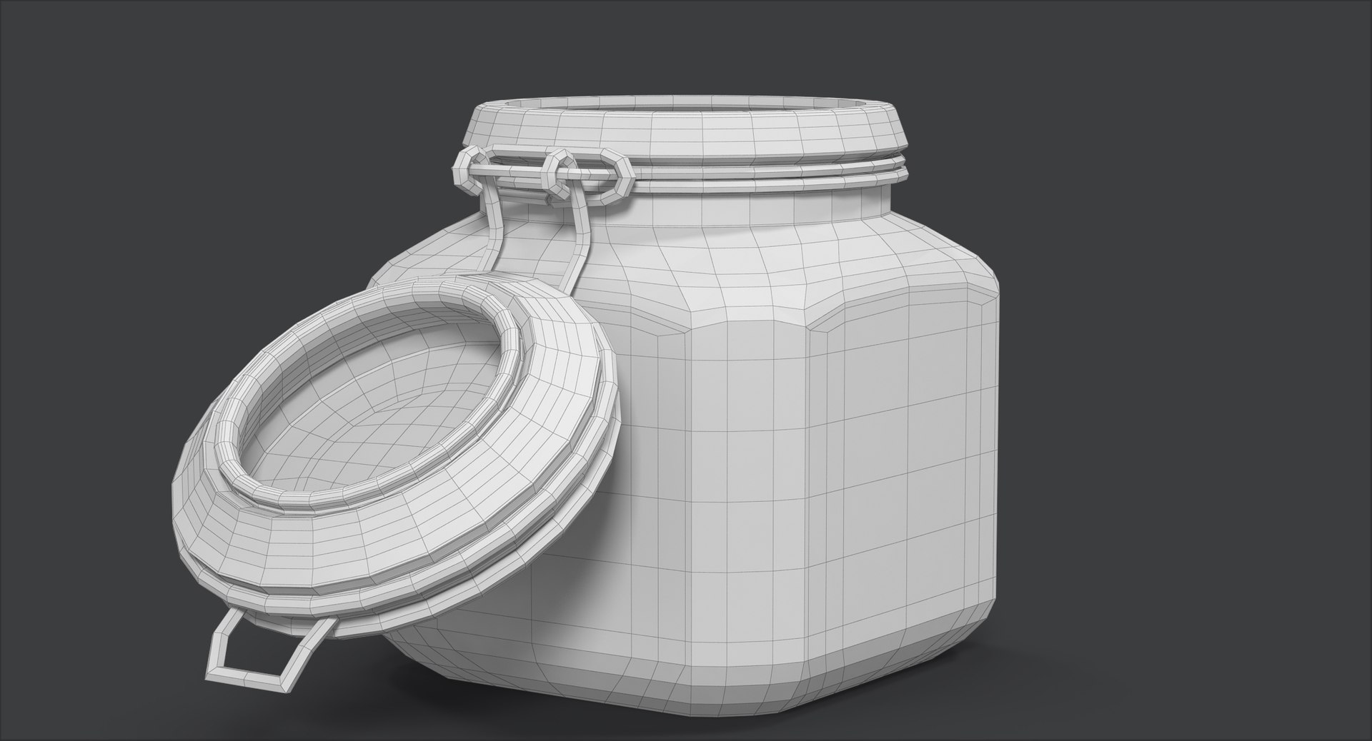 3D Glass Jar Lock 04 Model - TurboSquid 1270066