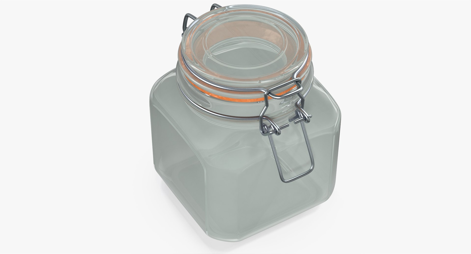 3D Glass Jar Lock 04 Model - TurboSquid 1270066
