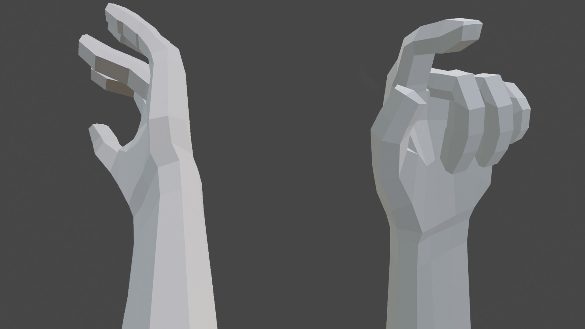 Low Poly Hand 3D Model With Bonesarmature 3D Model - TurboSquid 2103358