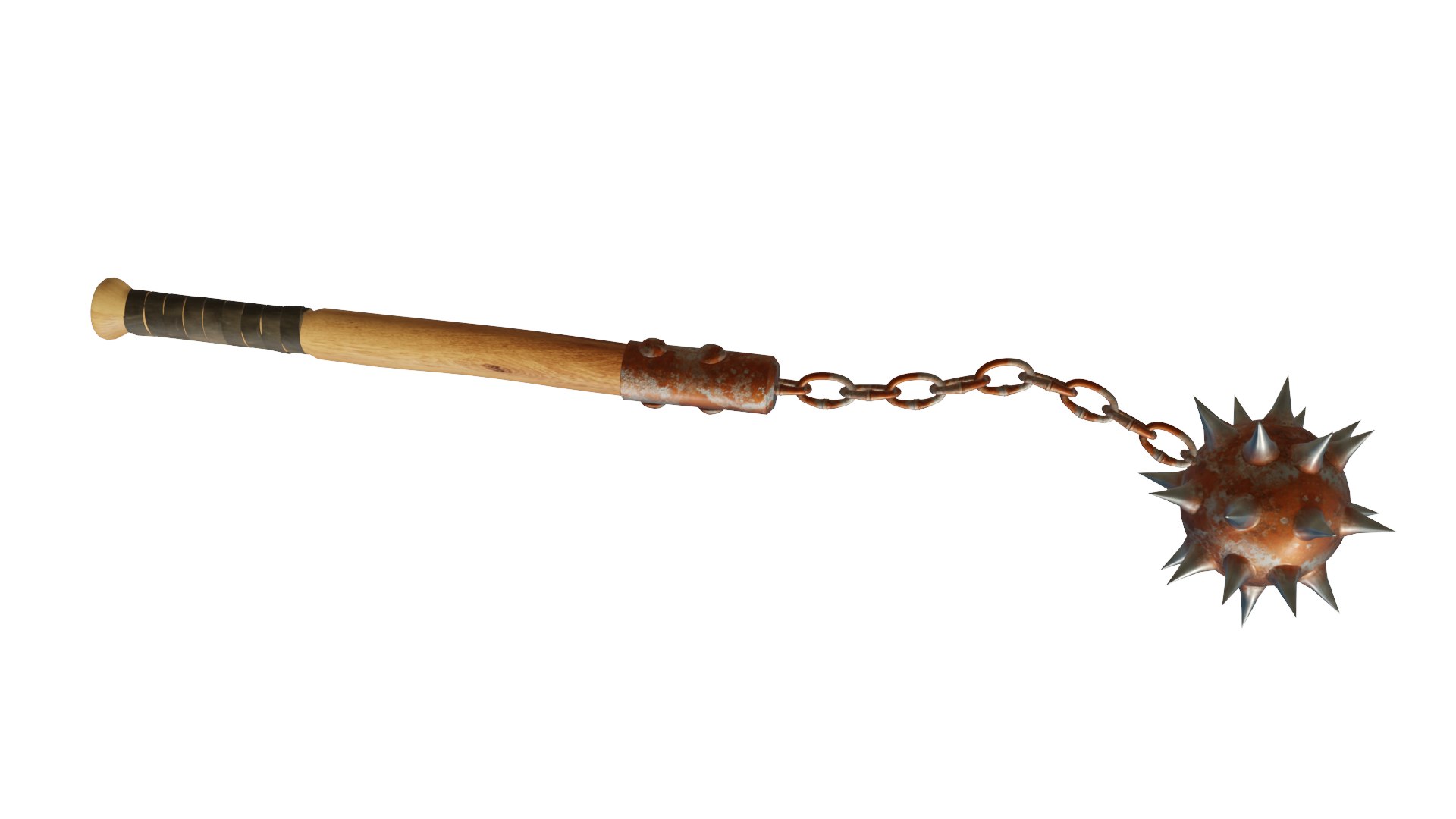 Spiked Mace 3D Model - TurboSquid 1955110