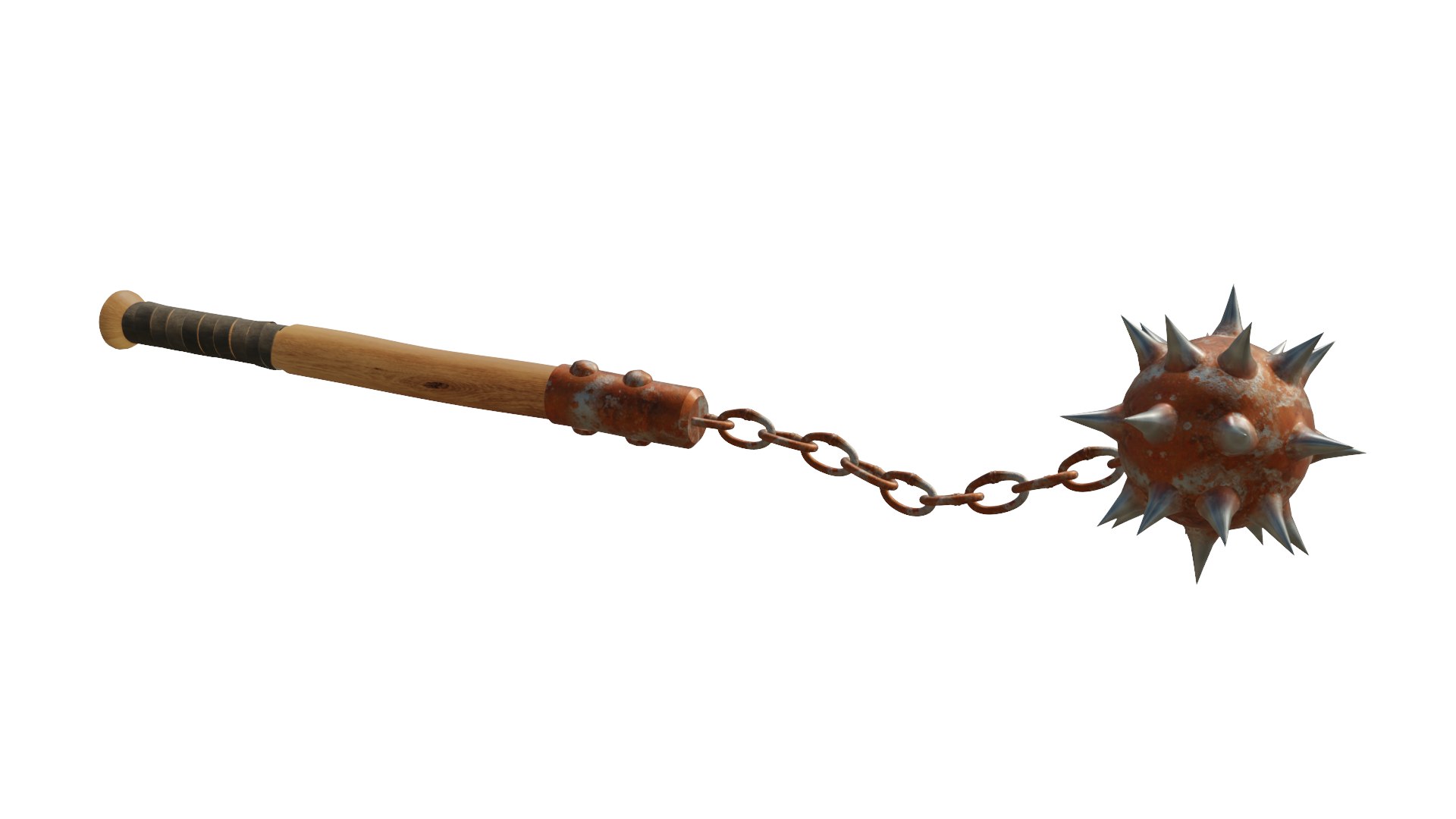 Spiked Mace 3D Model - TurboSquid 1955110