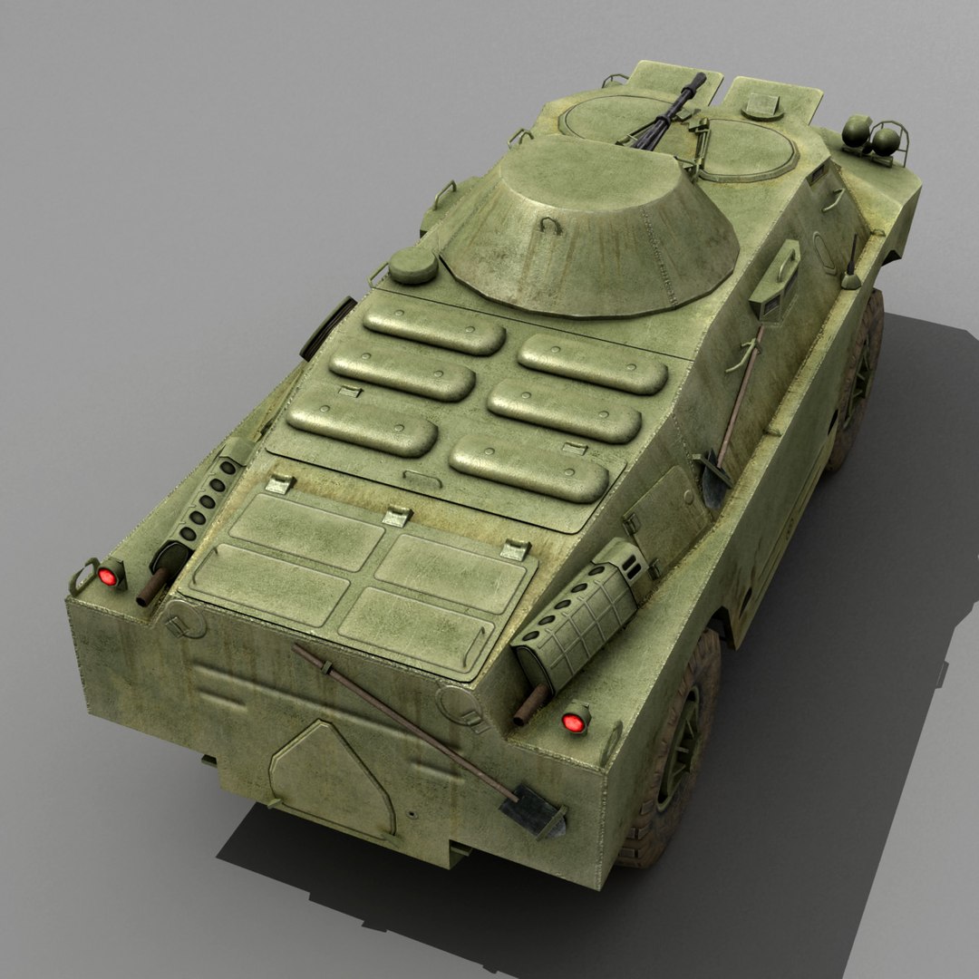 Russian Brdm-2 3d Model