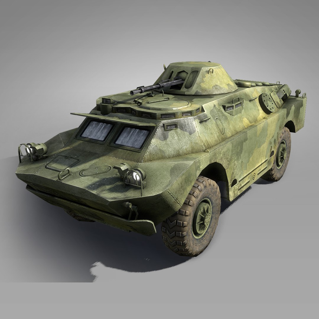 Russian Brdm-2 3d Model