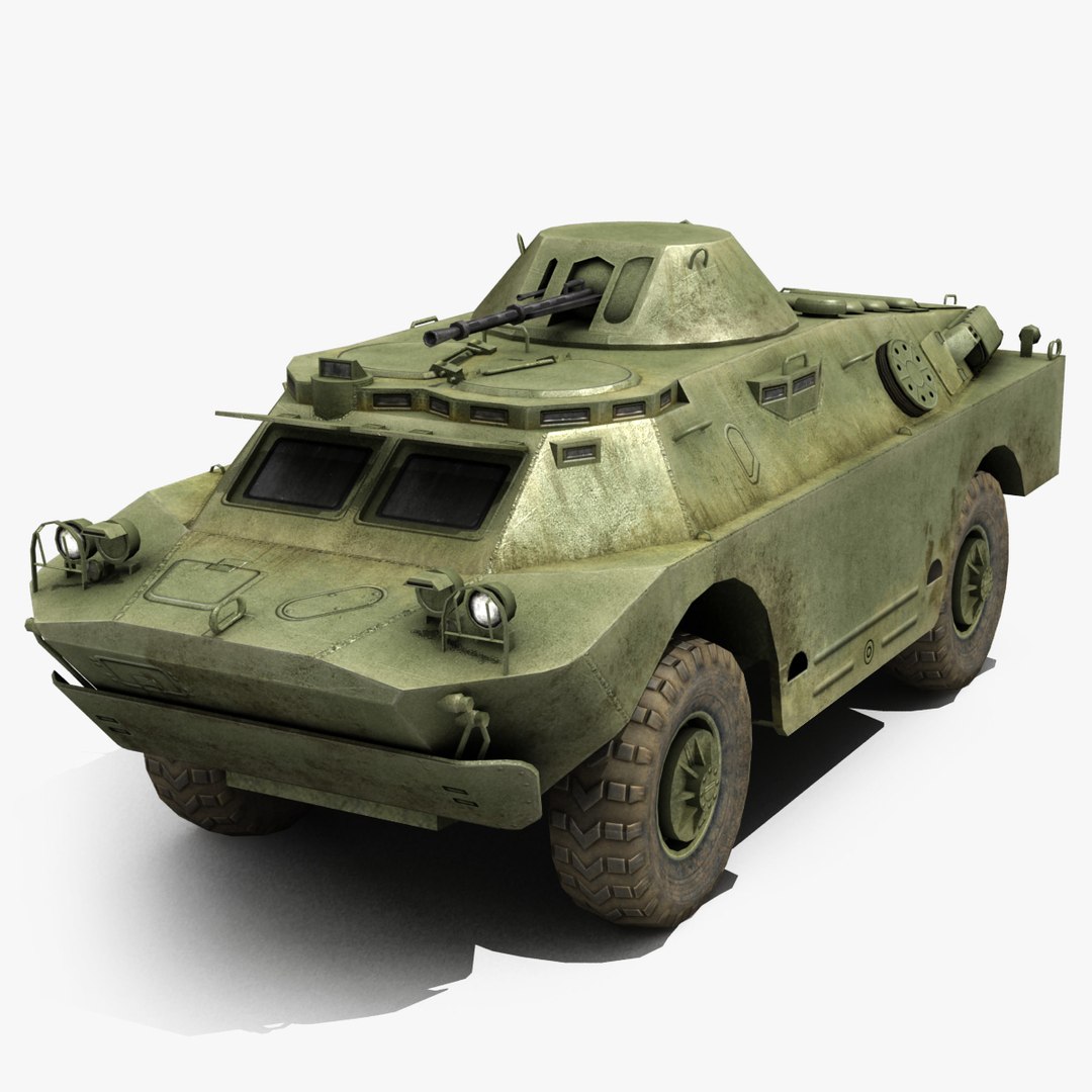 russian brdm-2 3d model