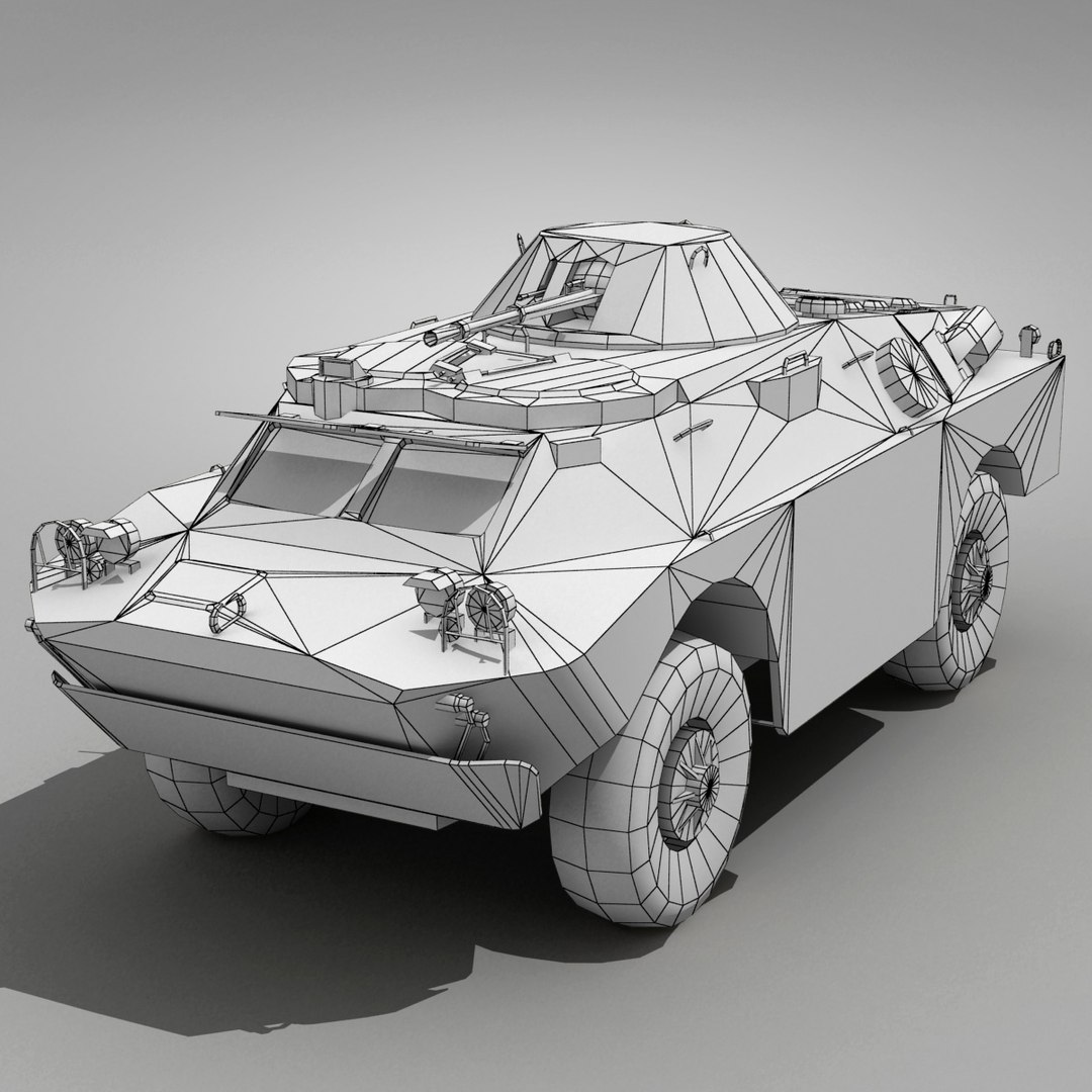 Russian Brdm-2 3d Model