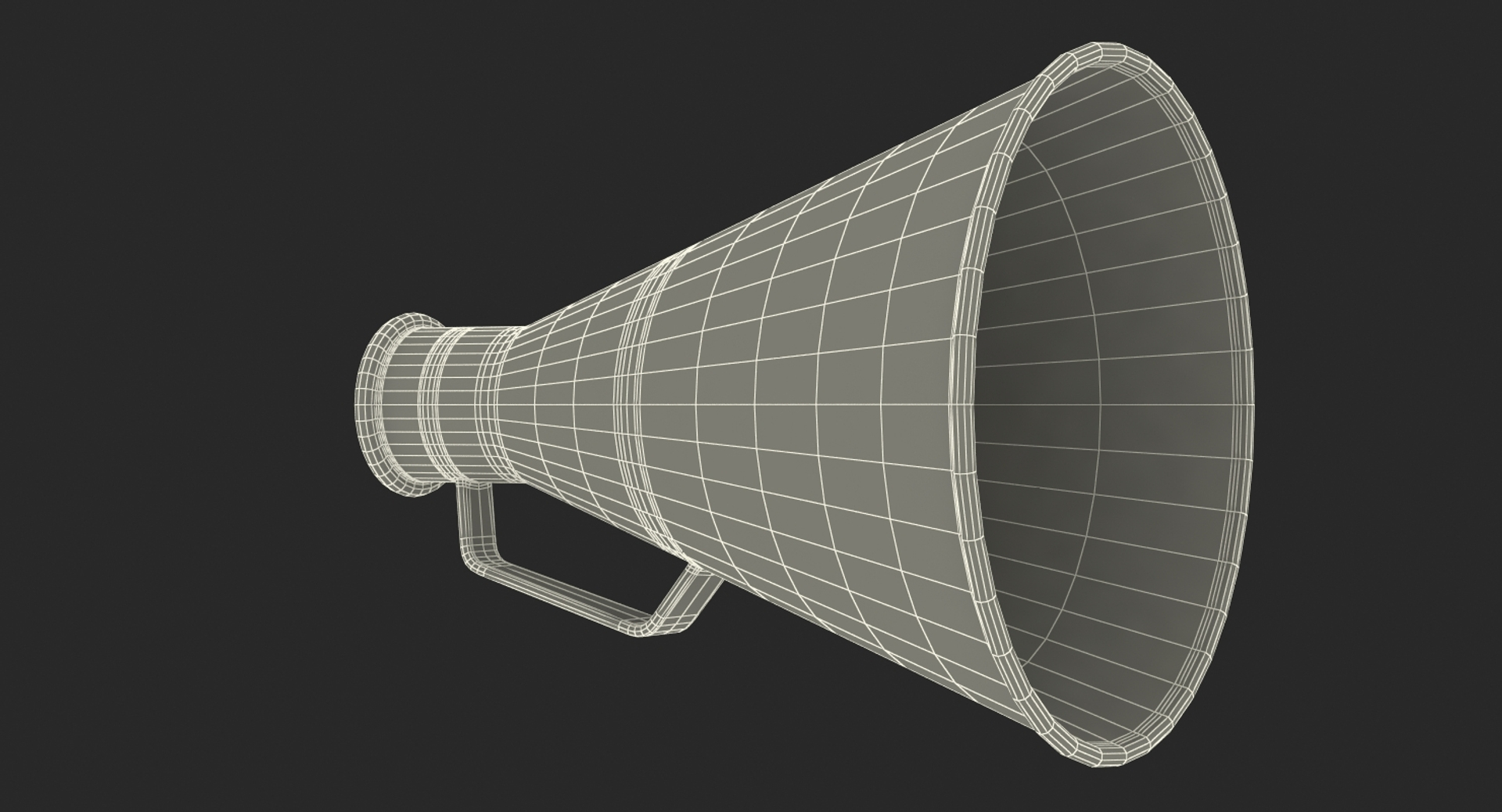 3D Red Megaphone Model - TurboSquid 1216560