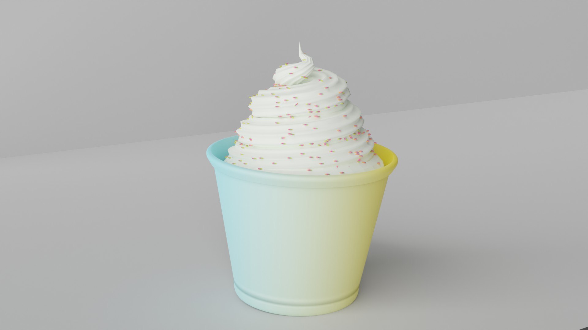 Cup Icecream Model - TurboSquid 2155677