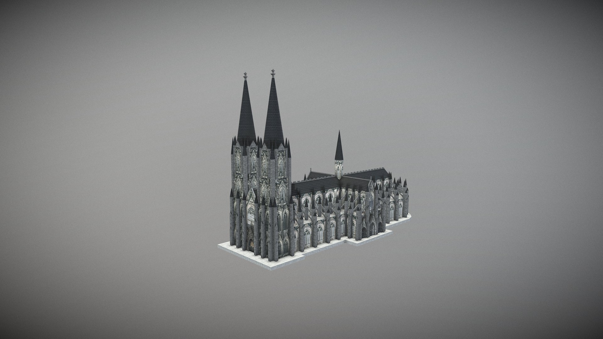 3D Cologne Cathedral - TurboSquid 2511488