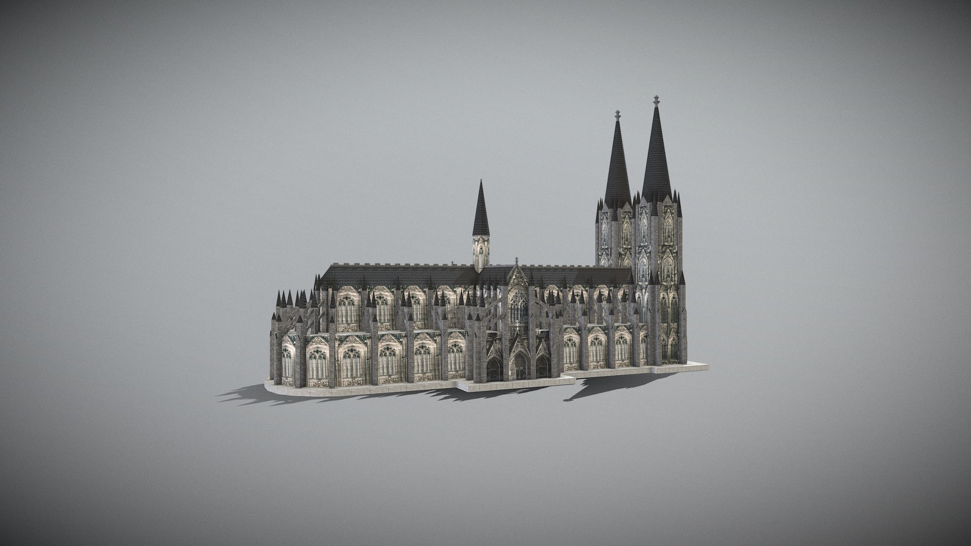 3D Cologne Cathedral - TurboSquid 2511488