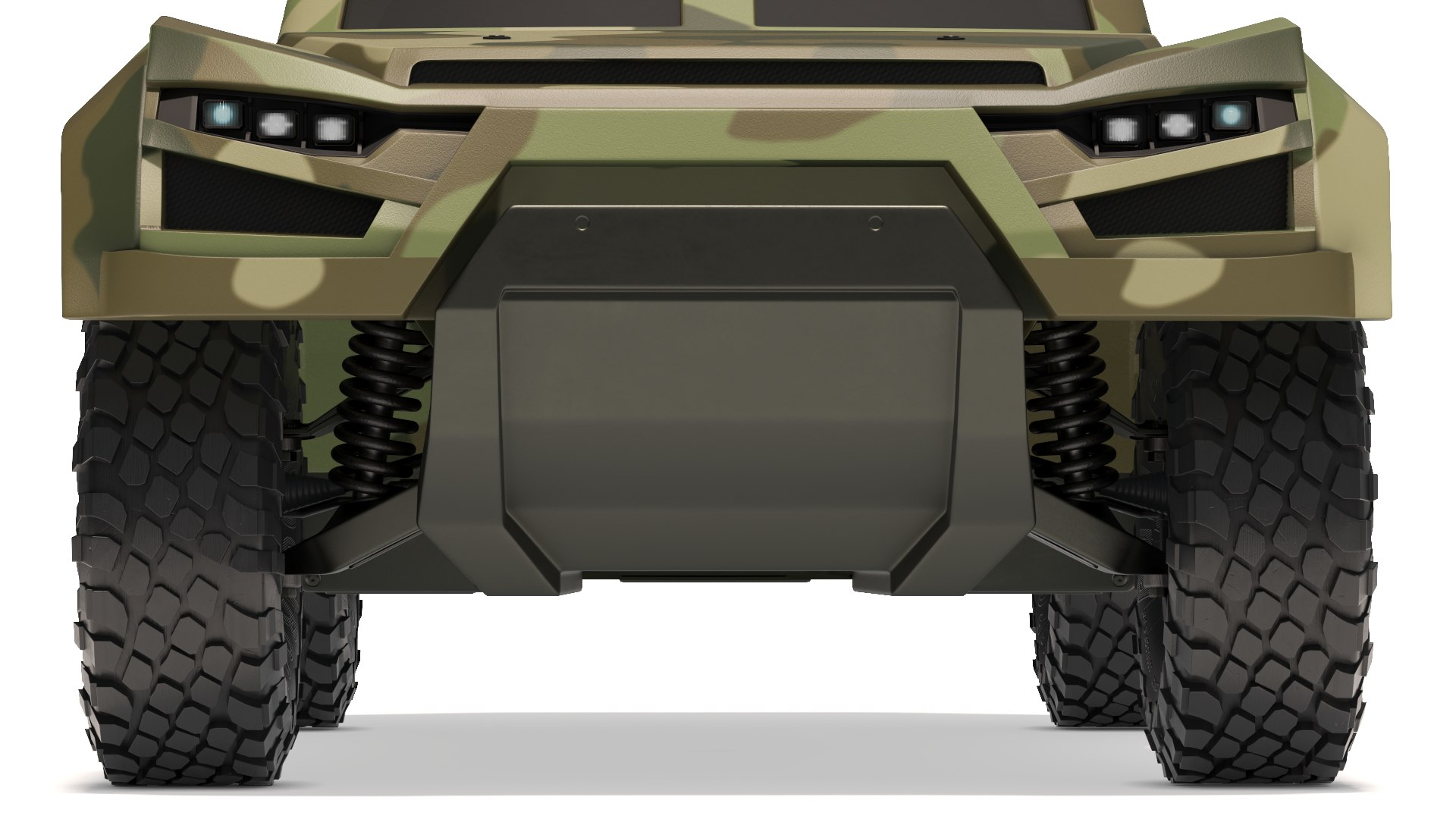 Military Interceptor Vehicle In Camouflage Rigged For Cinema 4D 3D ...