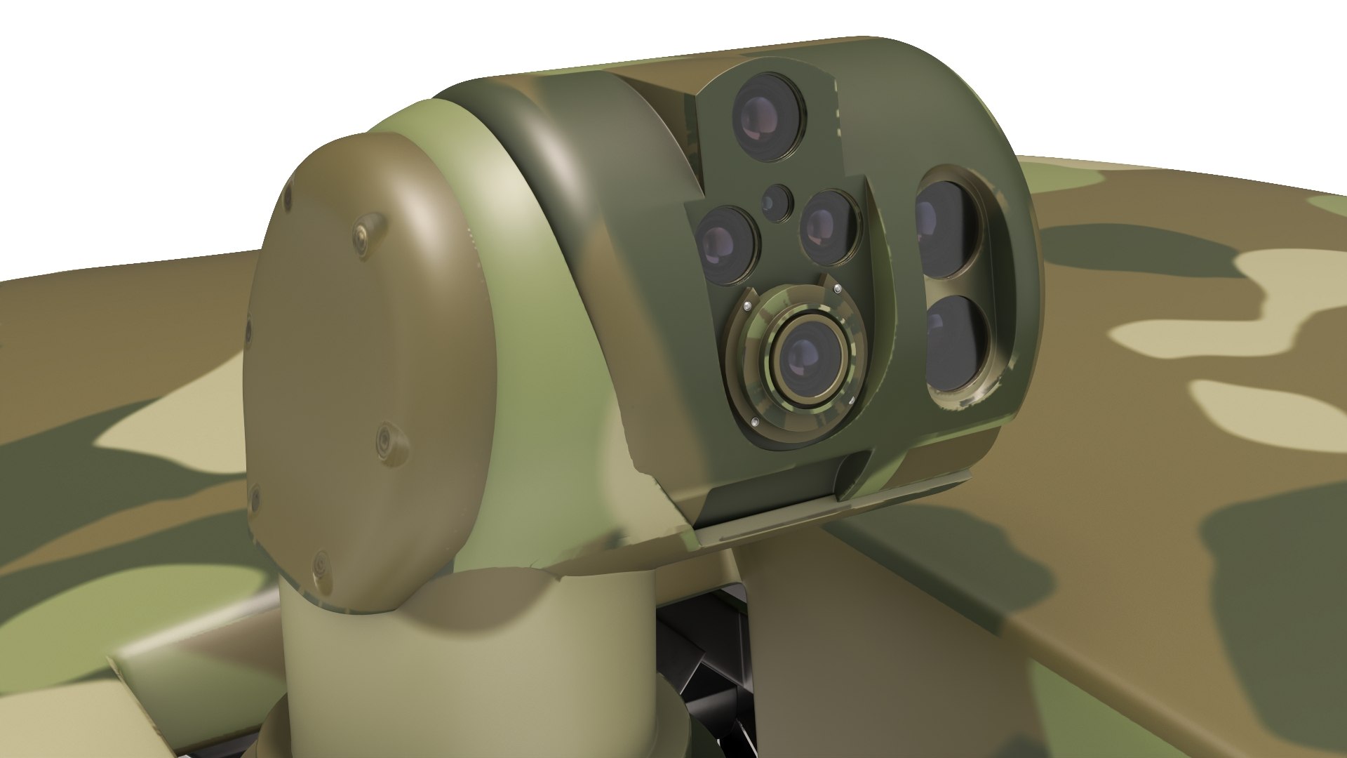 Military Interceptor Vehicle In Camouflage Rigged For Cinema 4D 3D ...