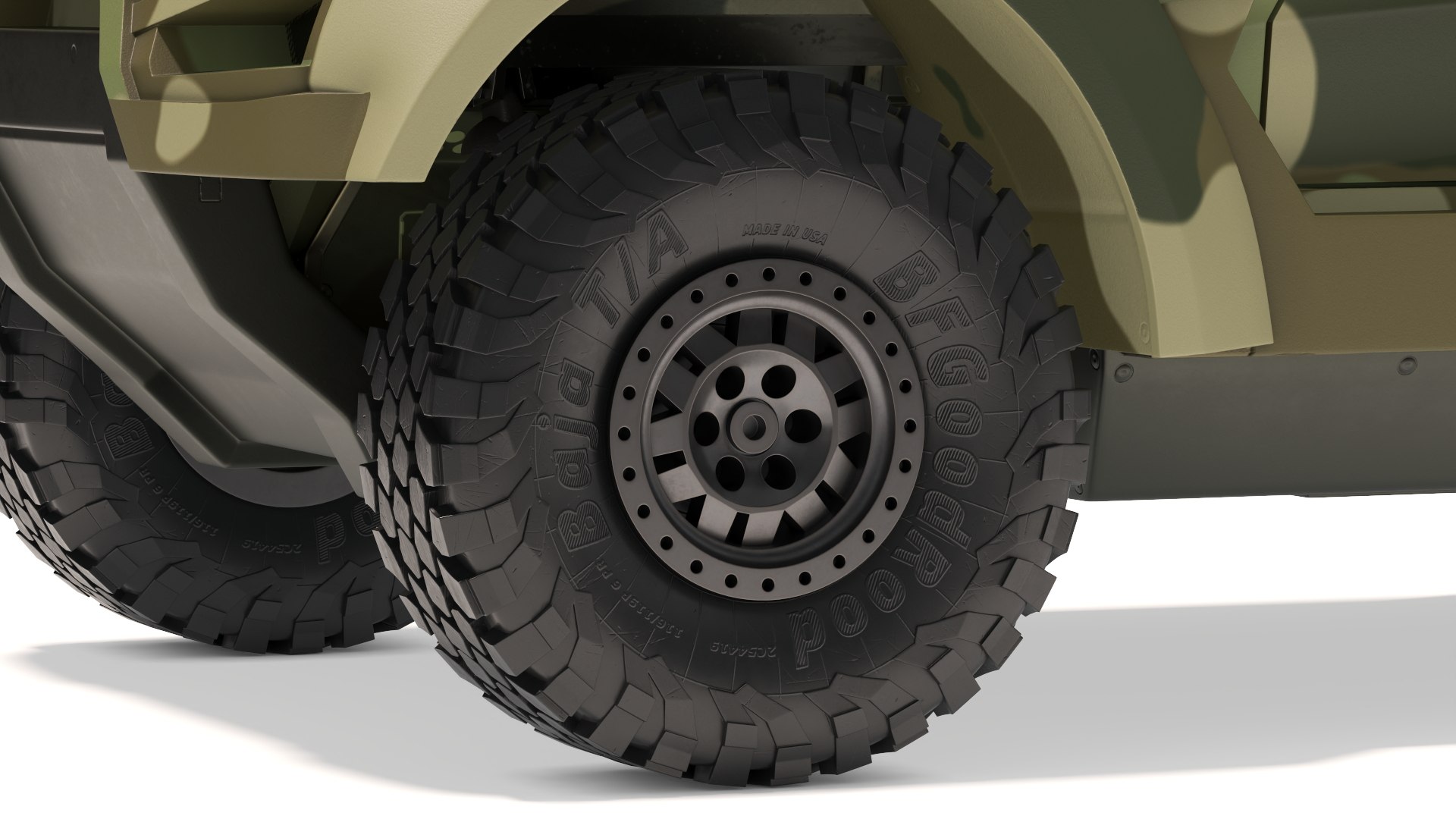 Military Interceptor Vehicle In Camouflage Rigged For Cinema 4D 3D ...
