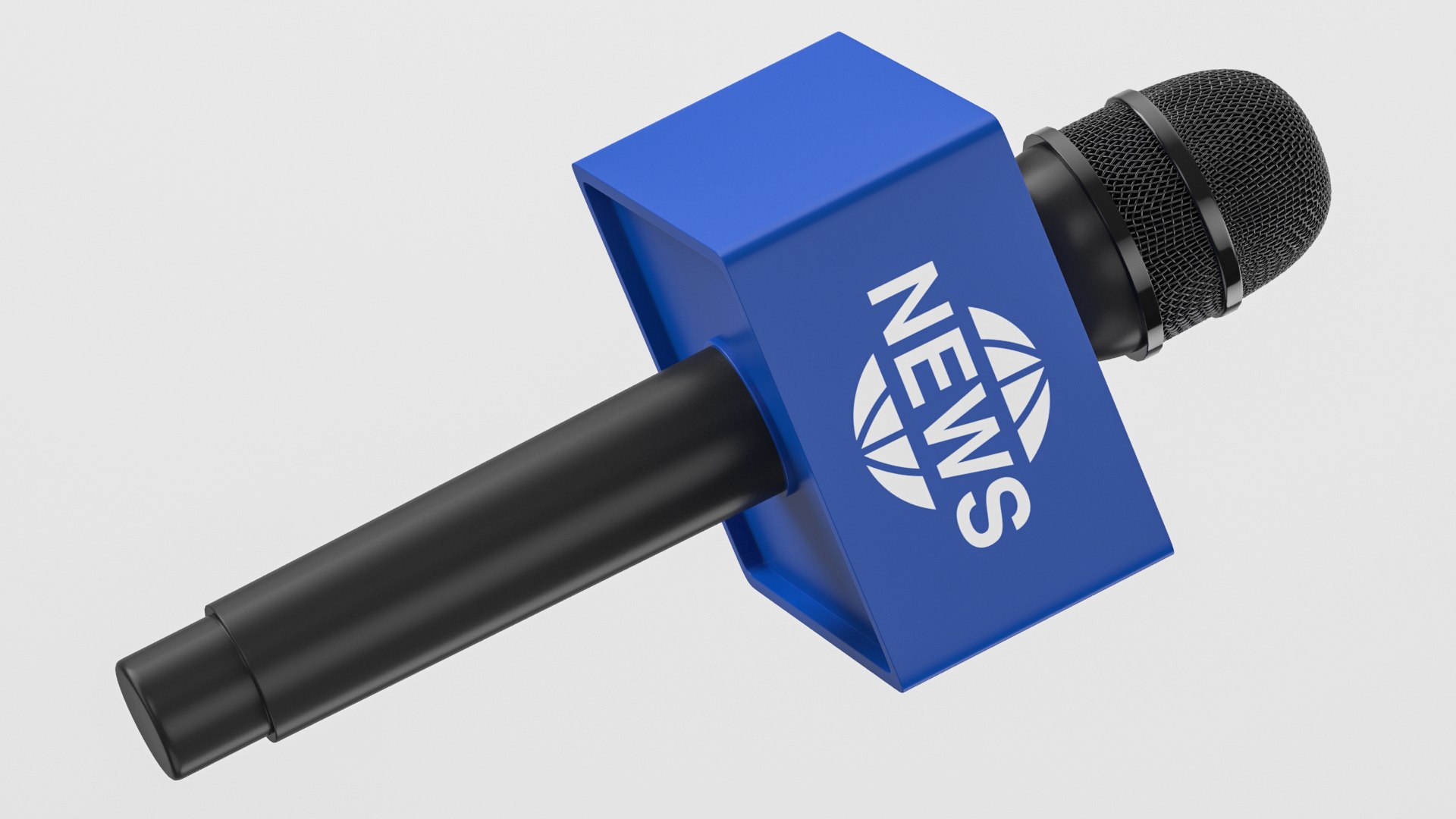 3D Model Mockup Reporter Microphone - TurboSquid 1991061
