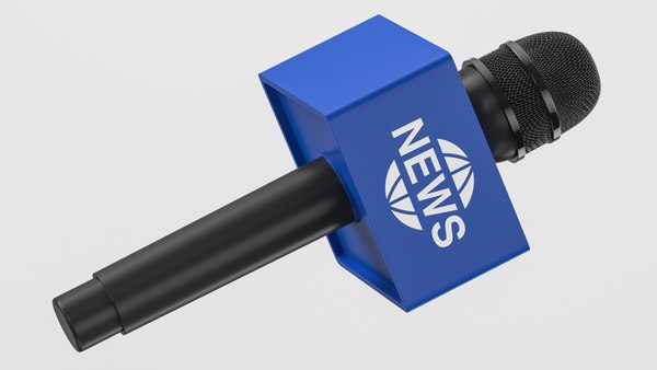 modelo 3d Micrófono de reportero de maqueta - TurboSquid 1991061