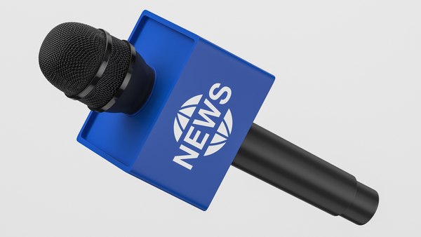 modelo 3d Micrófono de reportero de maqueta - TurboSquid 1991061