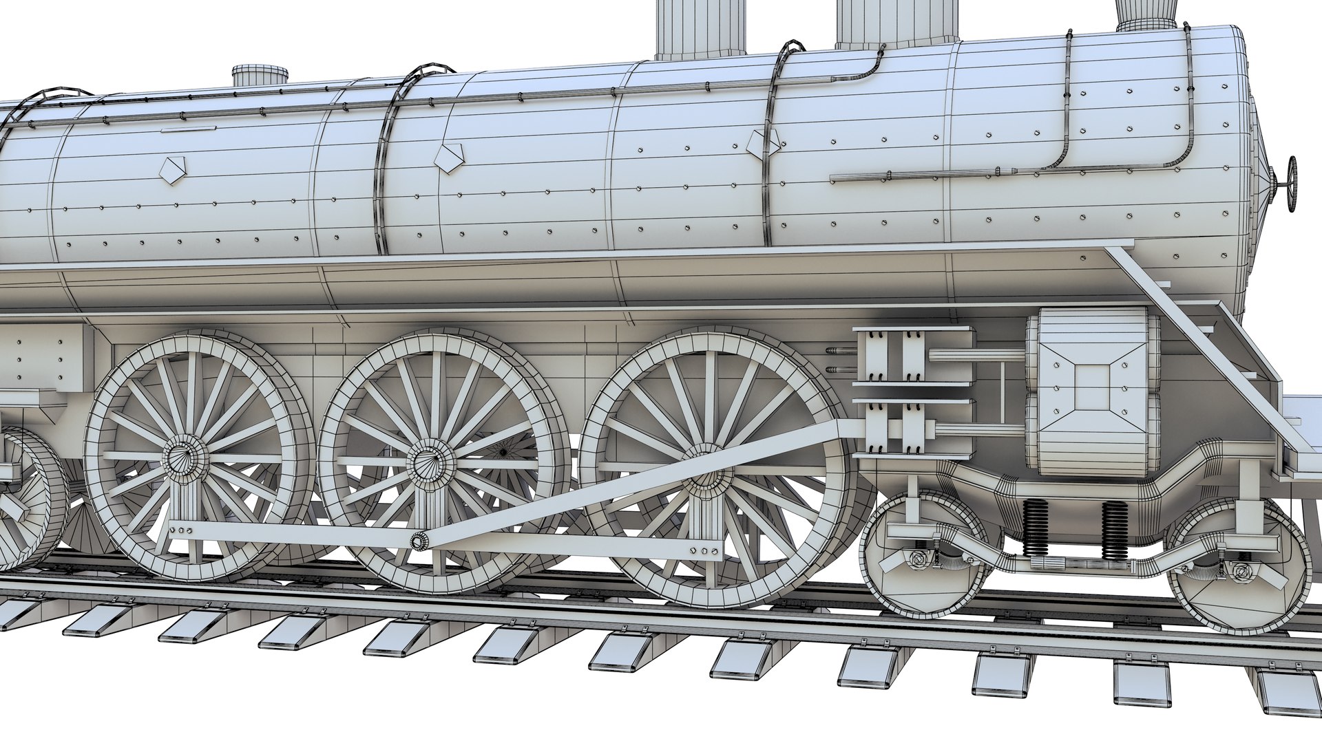 Passenger trains 3D model - TurboSquid 1513741