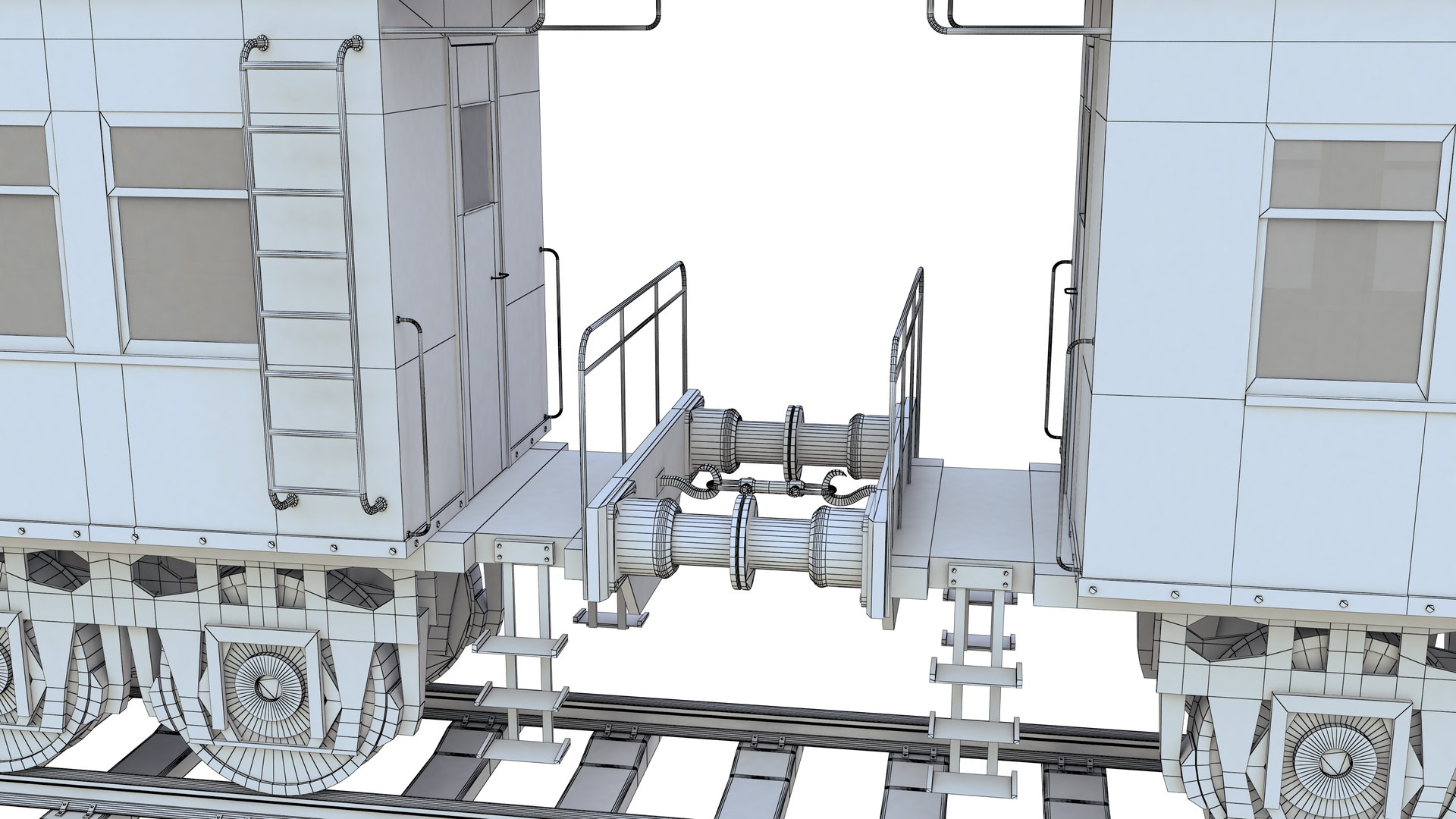 Passenger trains 3D model - TurboSquid 1513741