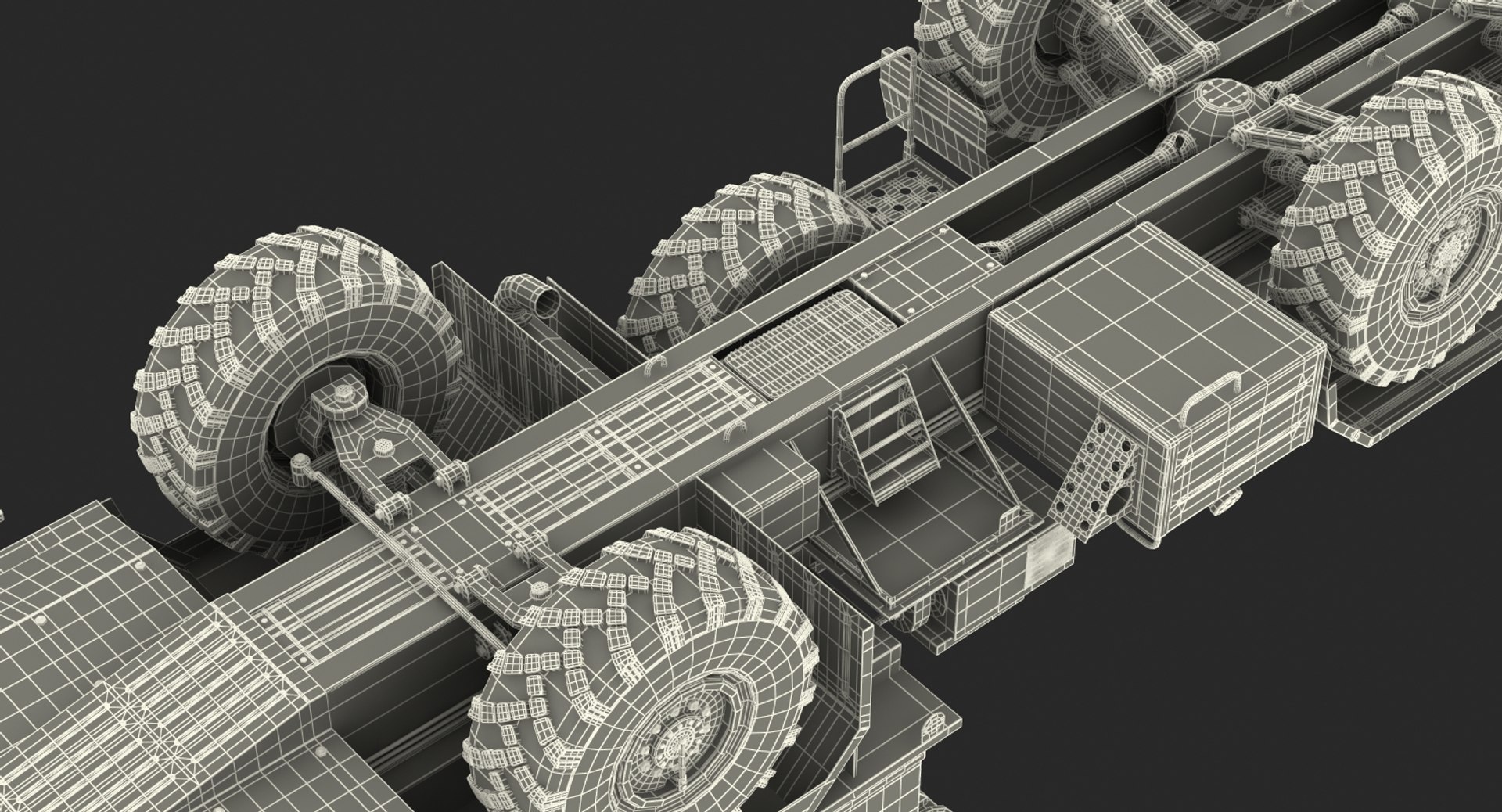 3D terrain tractor truck baz model - TurboSquid 1237613