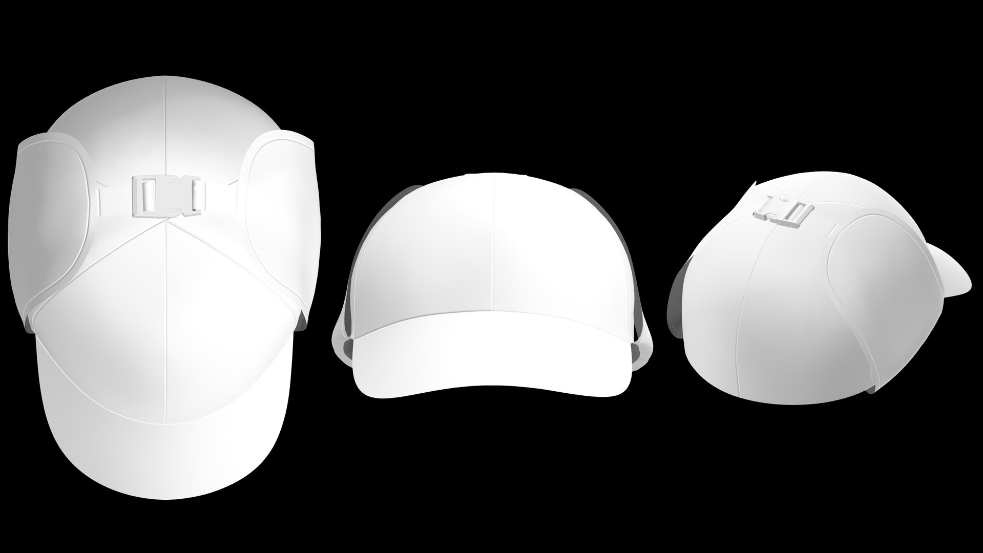 3D BASIC WINTER CAPS Zprj Projects Plus Obj Mesh - TurboSquid 2323297