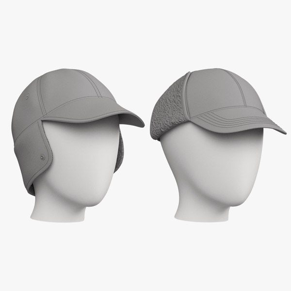 modelo 3d GORRAS BÁSICAS DE INVIERNO zprj proyectos más obj mesh ...
