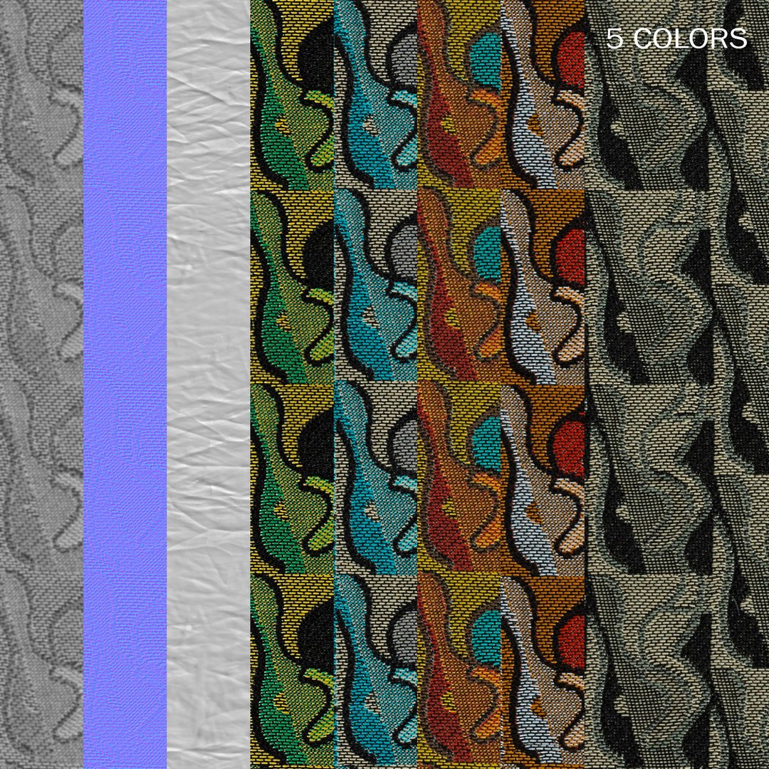 Keymer Textile Solo Collection Vol7 3D Model - TurboSquid 2209797