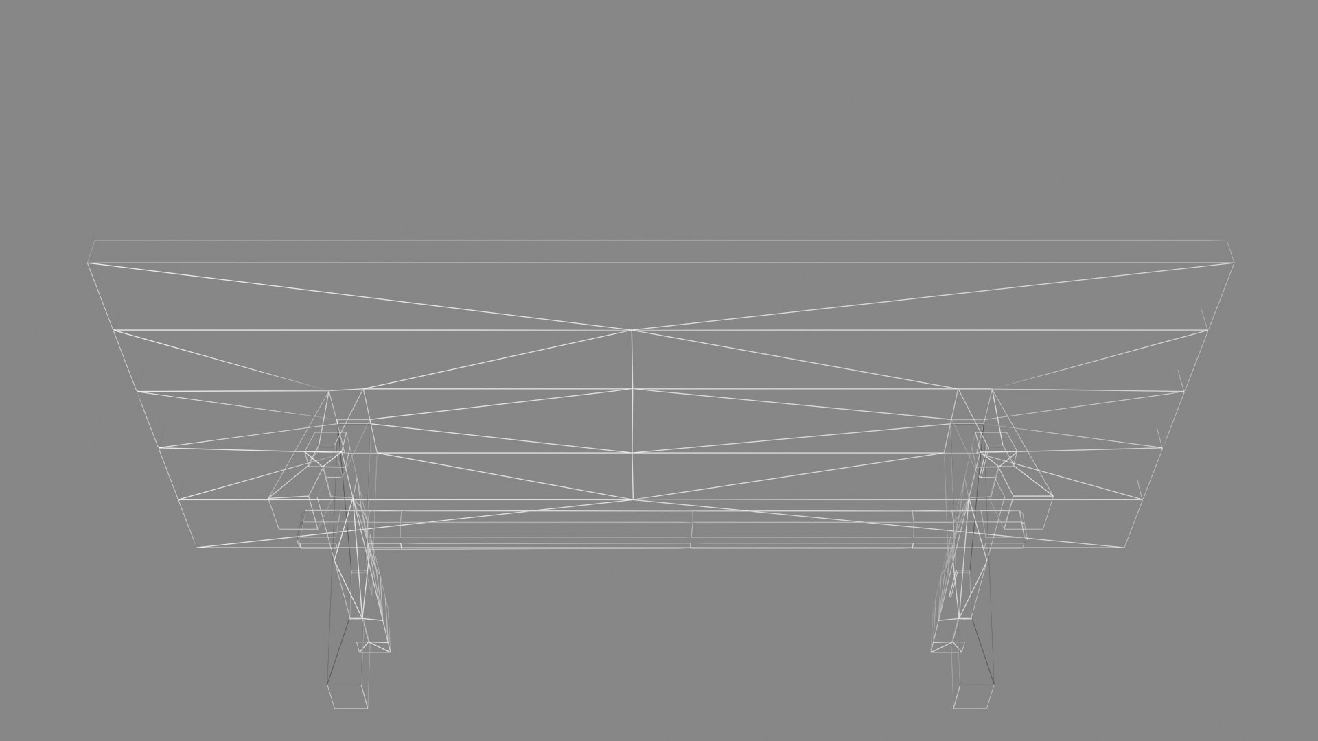 3D Table Wood Low-poly Model - TurboSquid 1419762