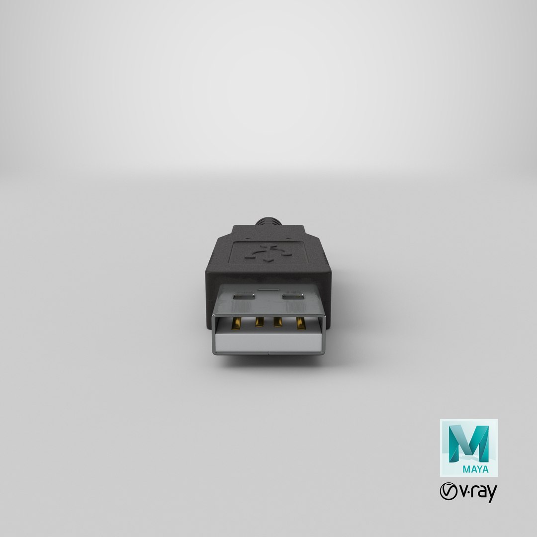 Usb-plug 3D Model - TurboSquid 1160433
