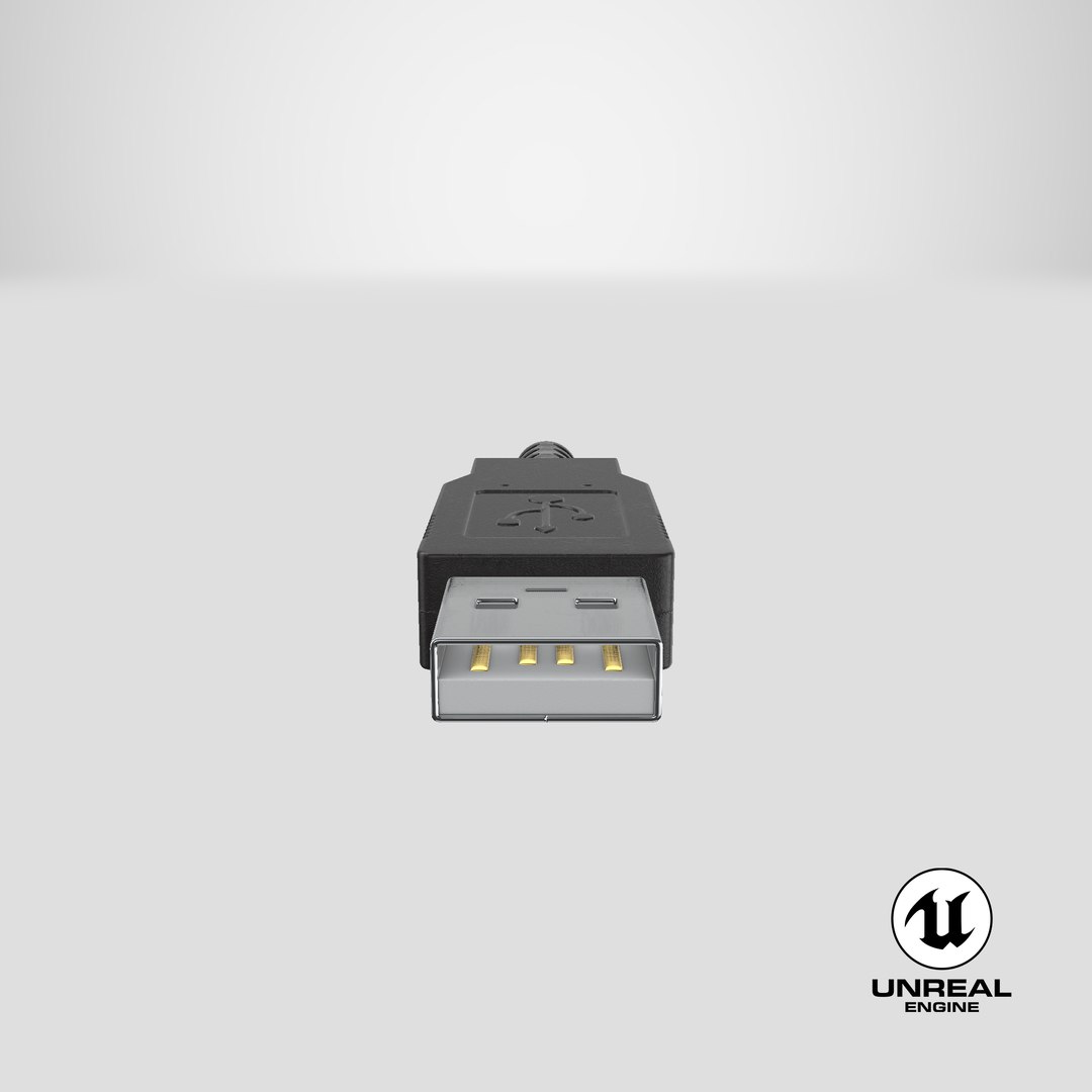 Usb-plug 3D Model - TurboSquid 1160433