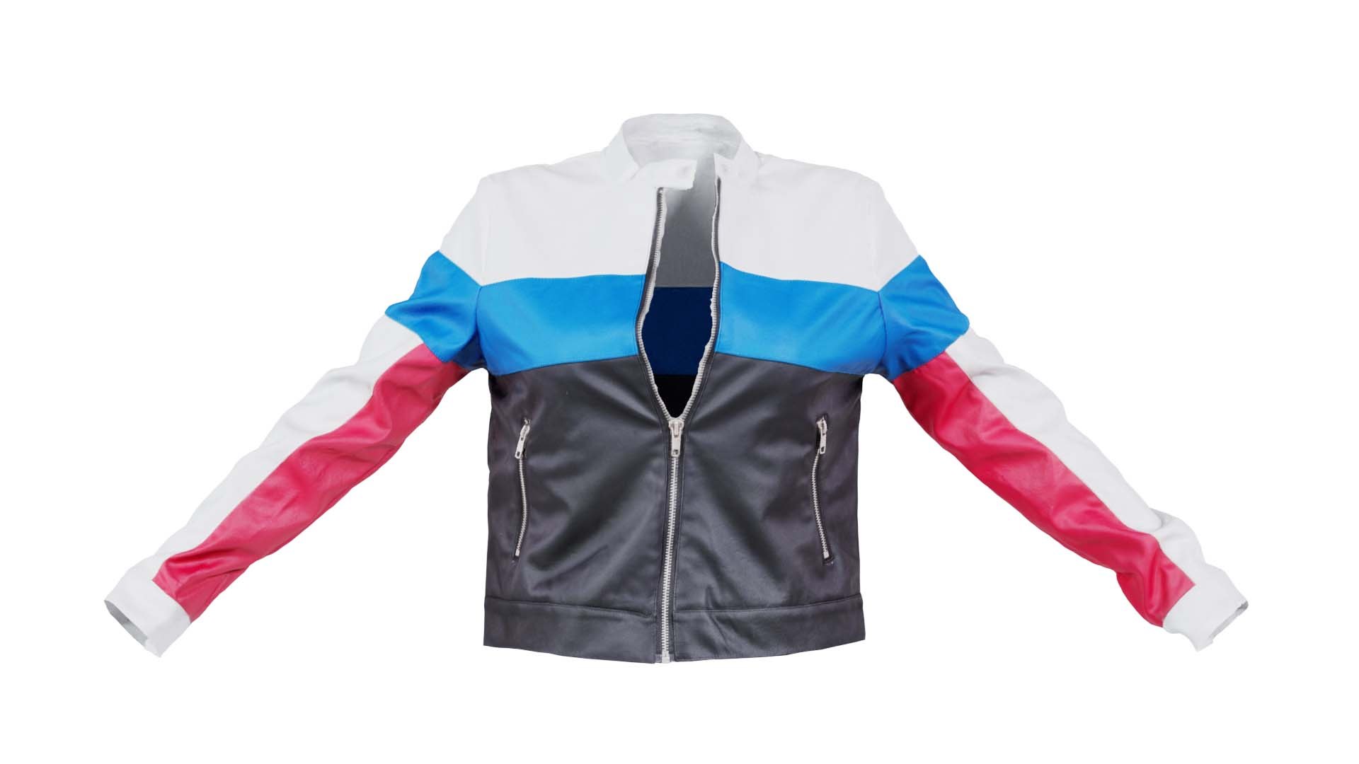 Multi Color Leather Jacket Remastered 3D Model - TurboSquid 2361417