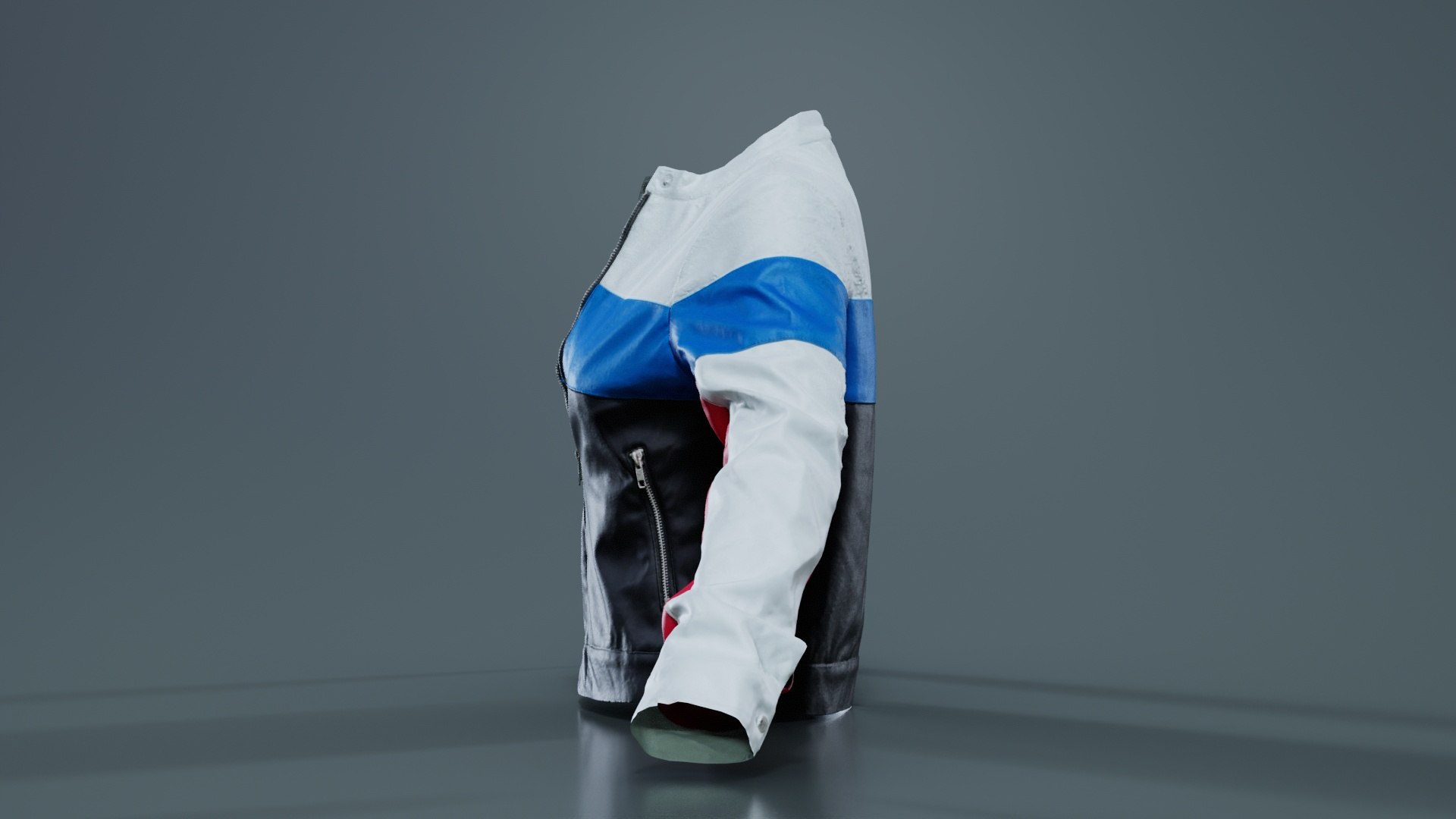 Multi Color Leather Jacket Remastered 3D Model - TurboSquid 2361417