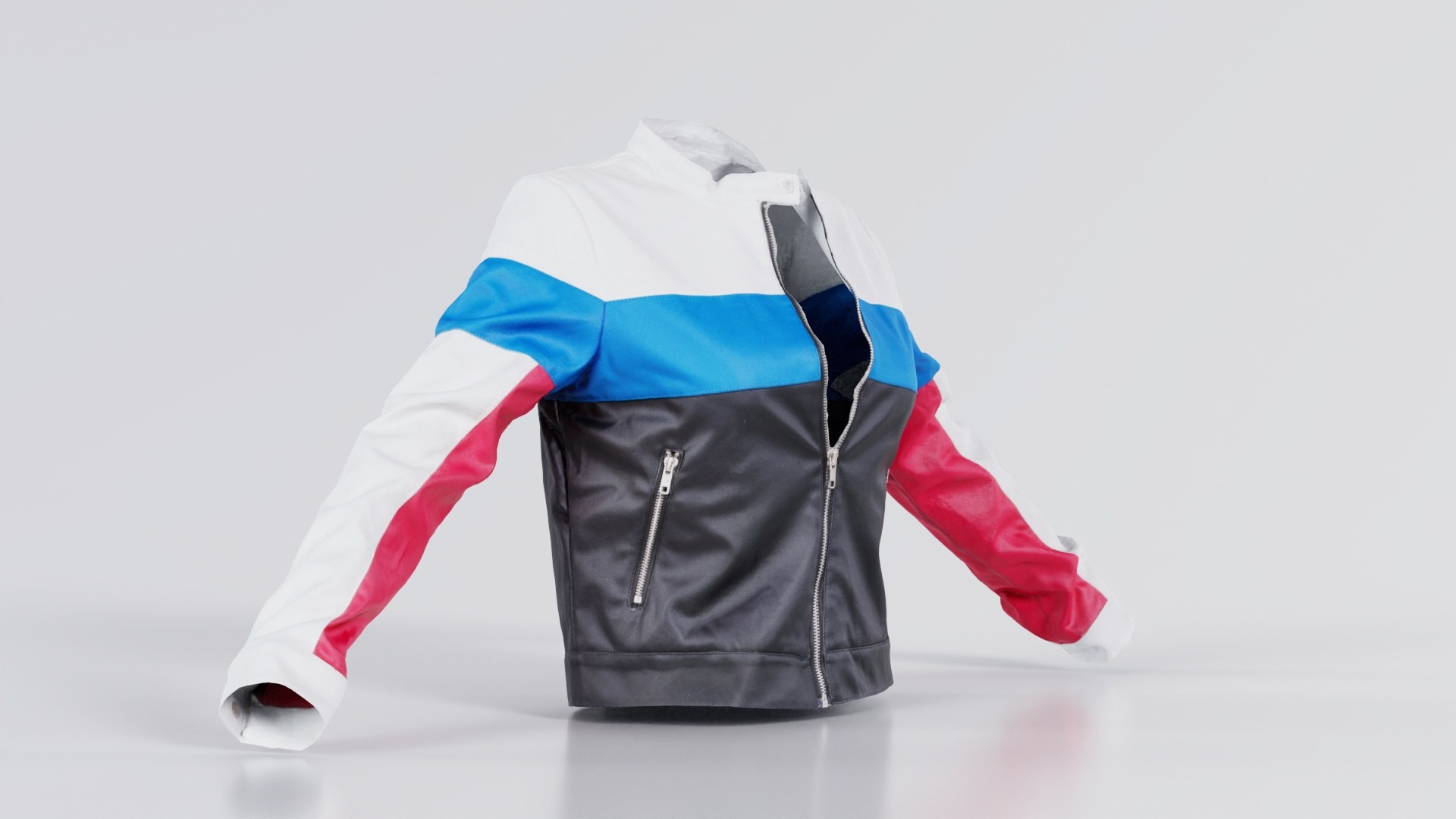 Multi Color Leather Jacket Remastered 3D Model - TurboSquid 2361417