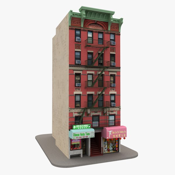 chinatown market building 3d model
