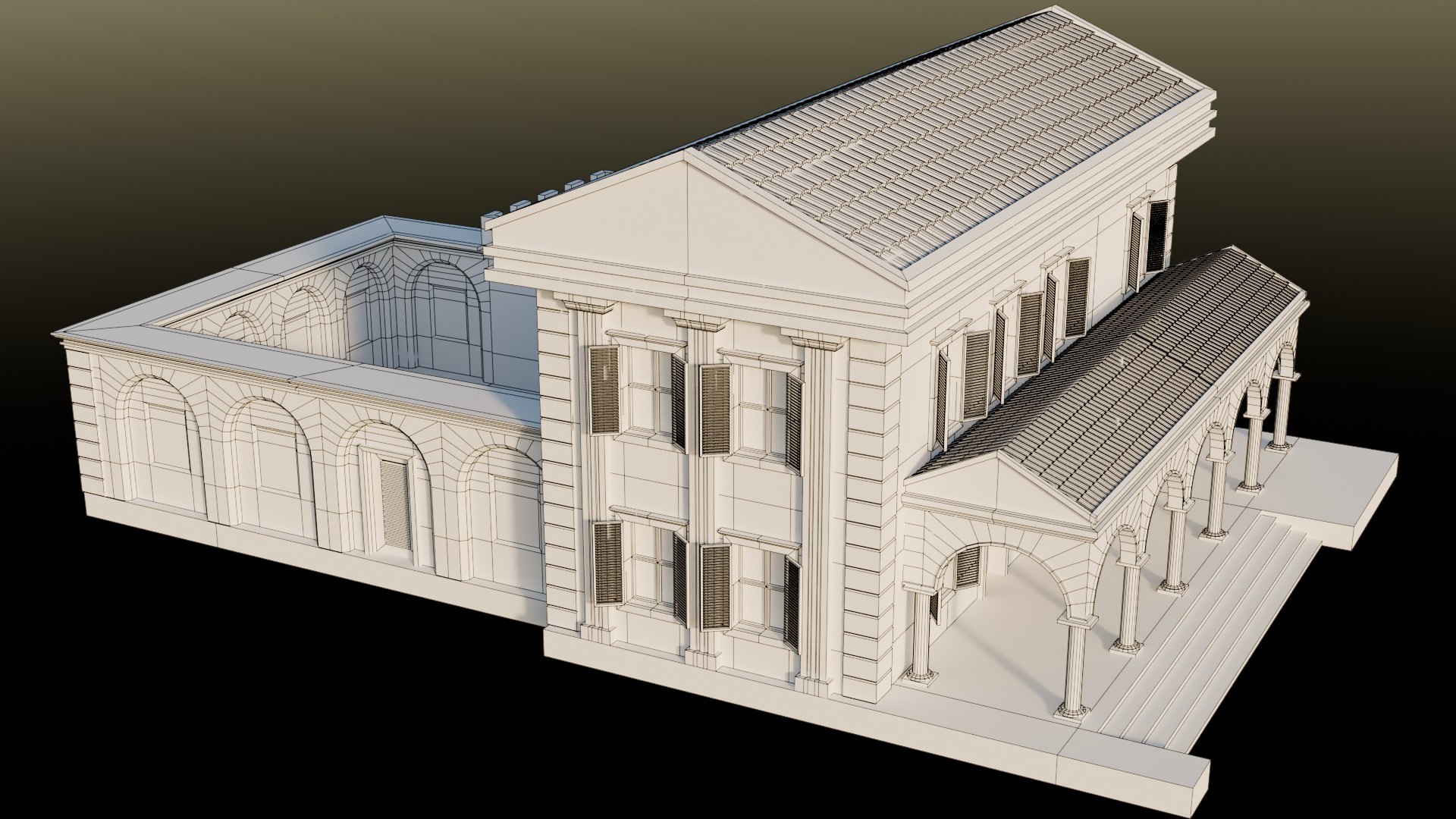 Ancient Roman House 05 3D Model - TurboSquid 2191738