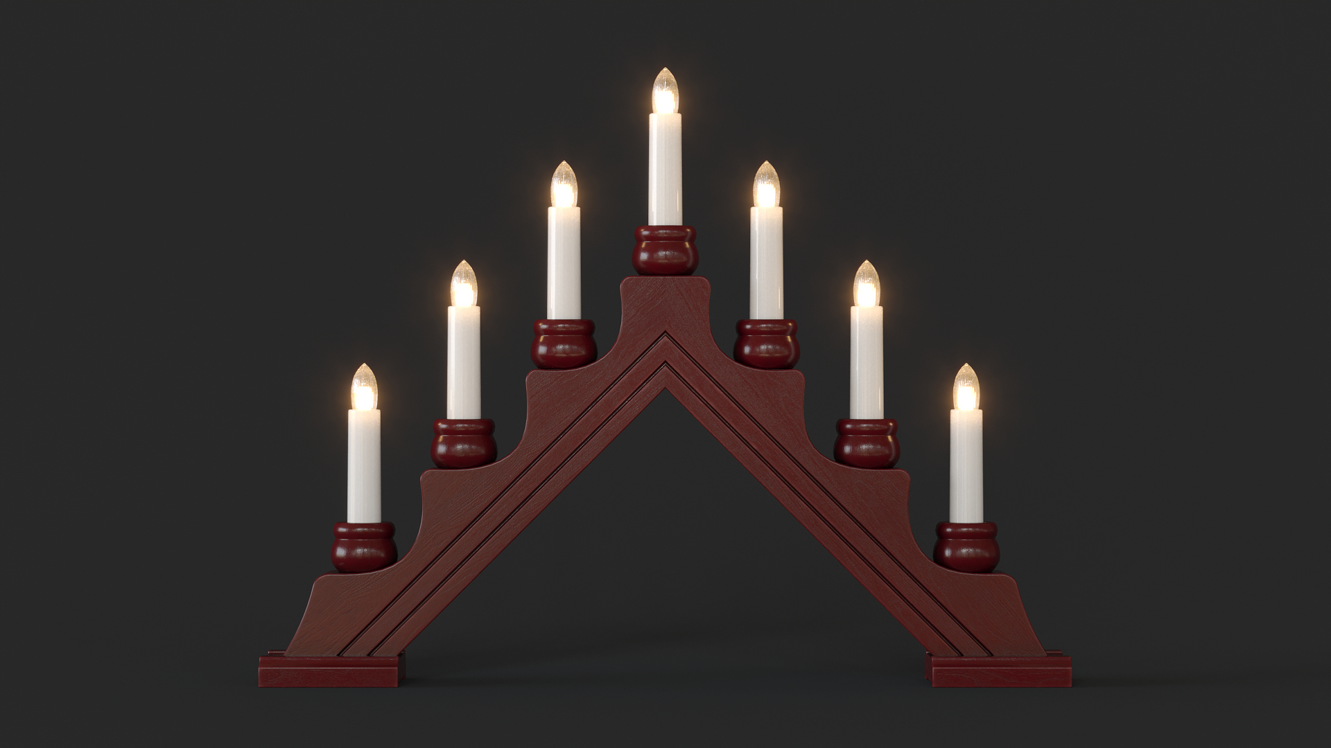 Schwibbogen candle arch 3D model - TurboSquid 1847638