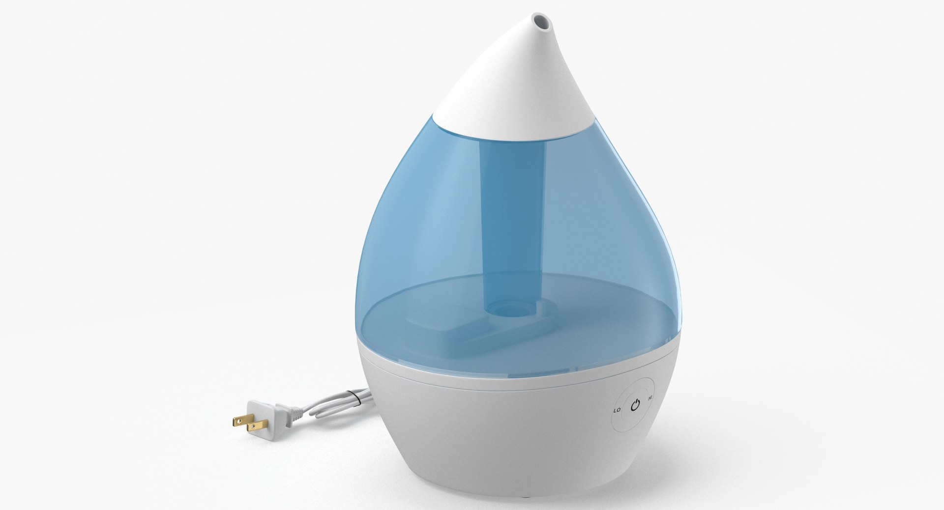 3D model Boxed Humidifier Device Blank and Generic Label Box ...