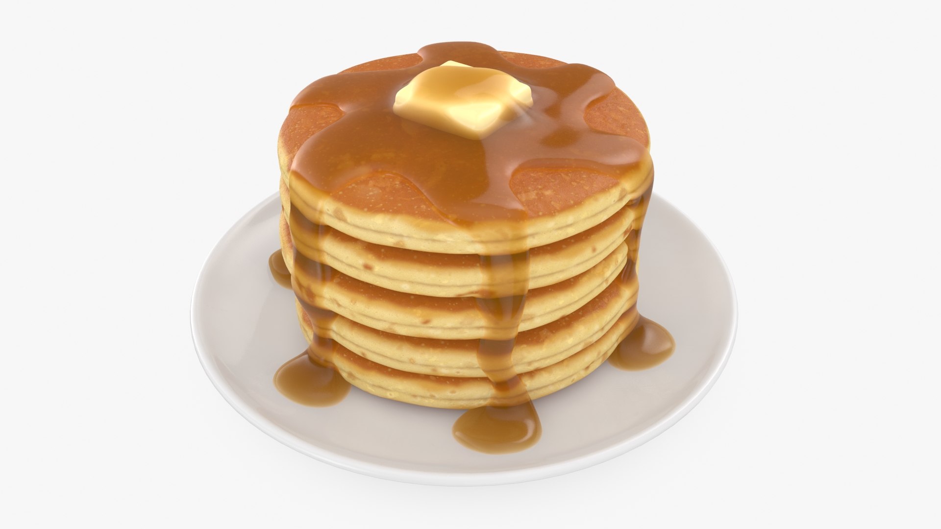 Pancakes 3D Model - TurboSquid 2213713