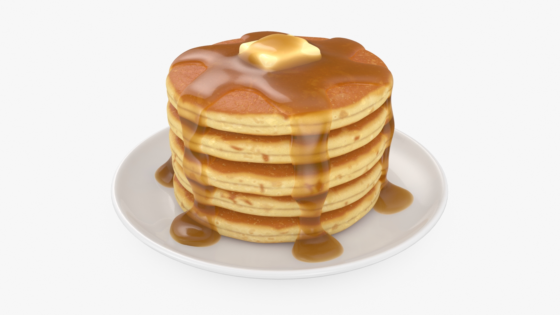 Pancakes 3D Model - TurboSquid 2213713